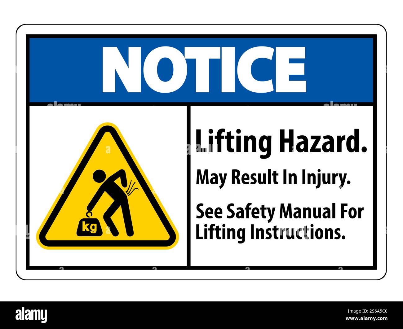 Lifting Hazard,May Result In Injury, See Safety Manual For Lifting ...