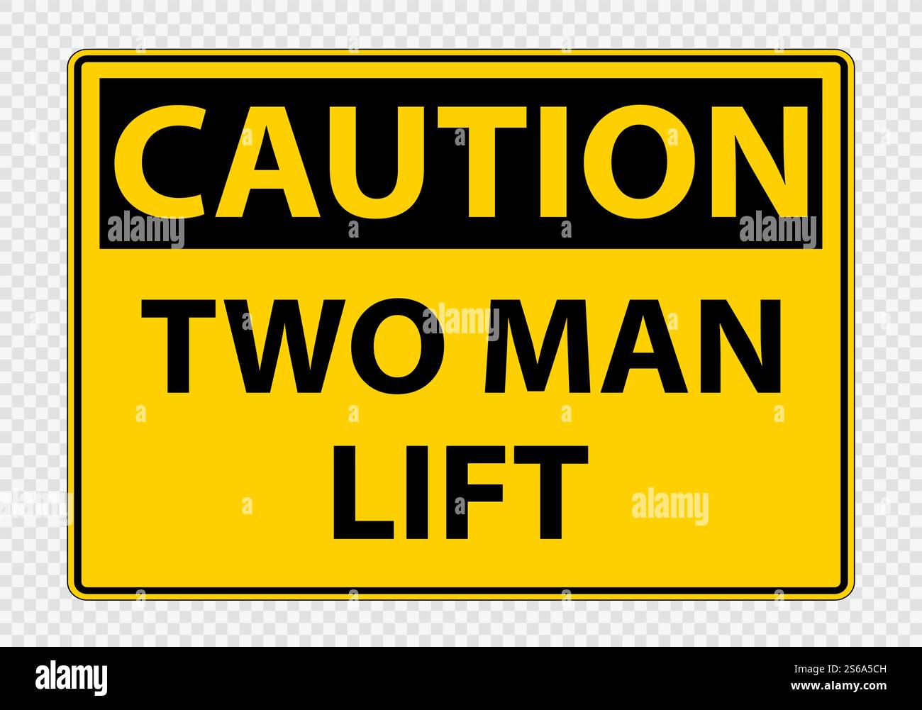 Two man lift Symbol Sign Isolate on transparent Background,Vector ...
