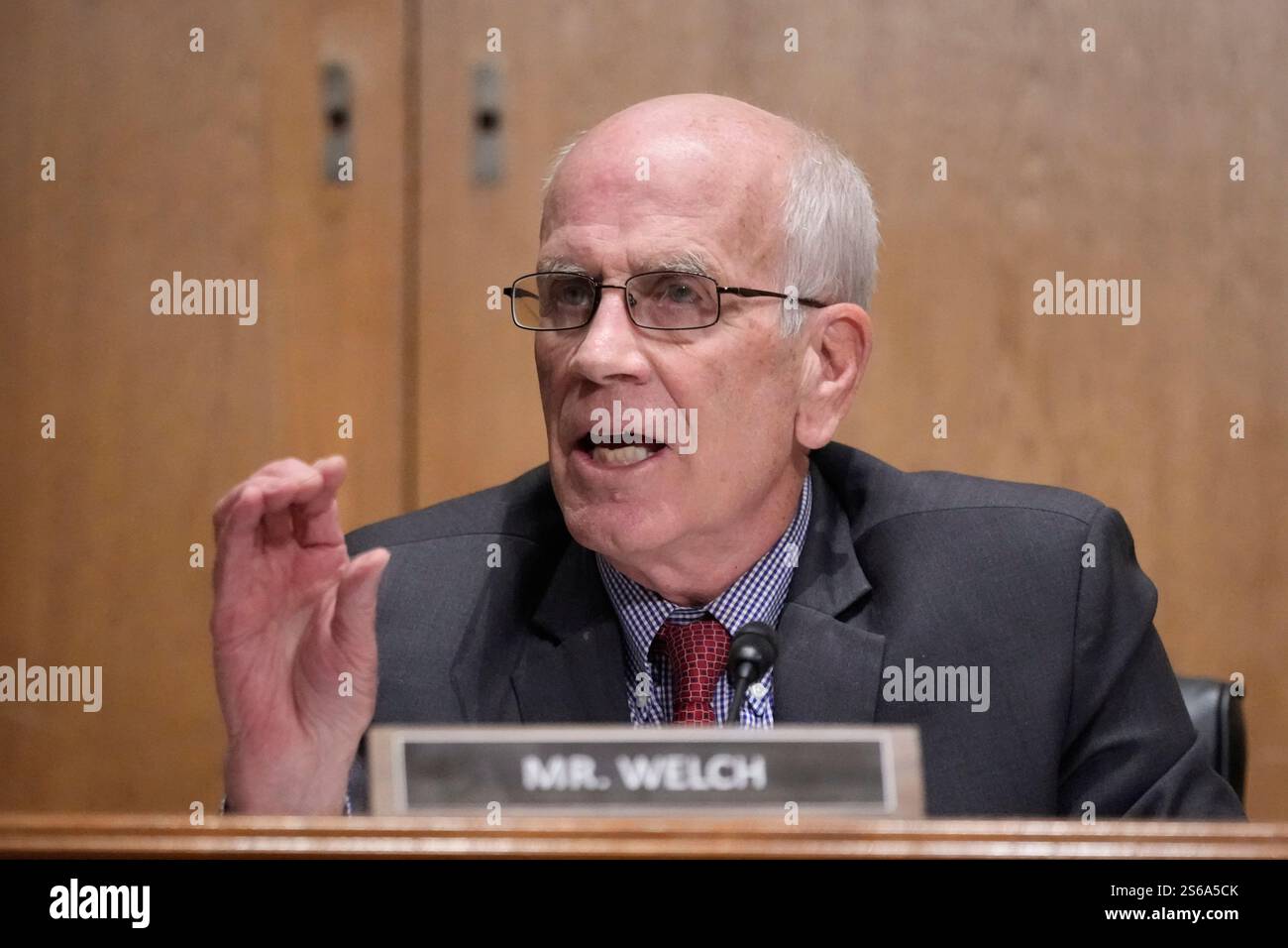 Sen. Peter Welch, D-Vt., speaks at the Senate Finance Committee ...