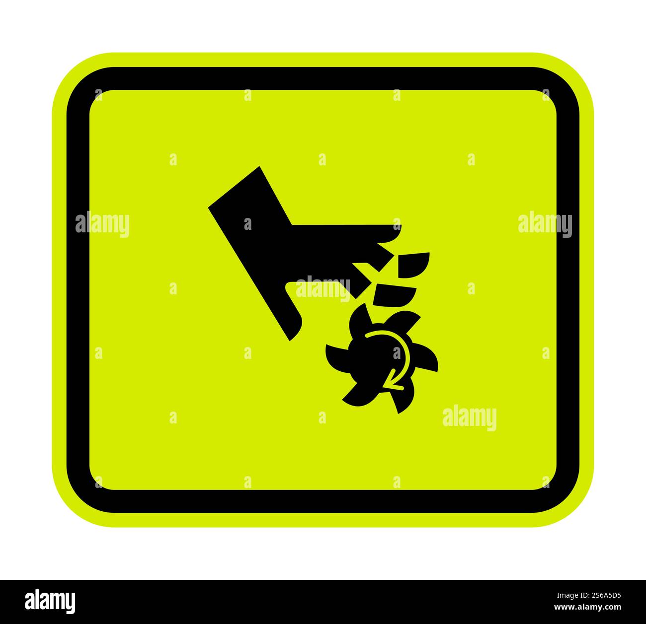 Cutting of Fingers Rotating Blade Symbol Sign, Vector Illustration ...