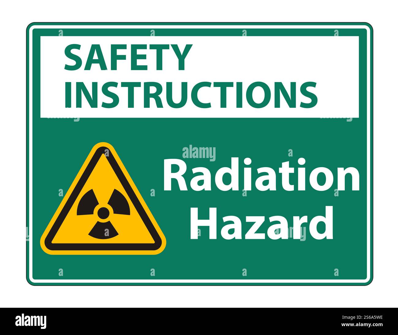Radiation Hazard Symbol Sign Isolate On White Background,Vector ...