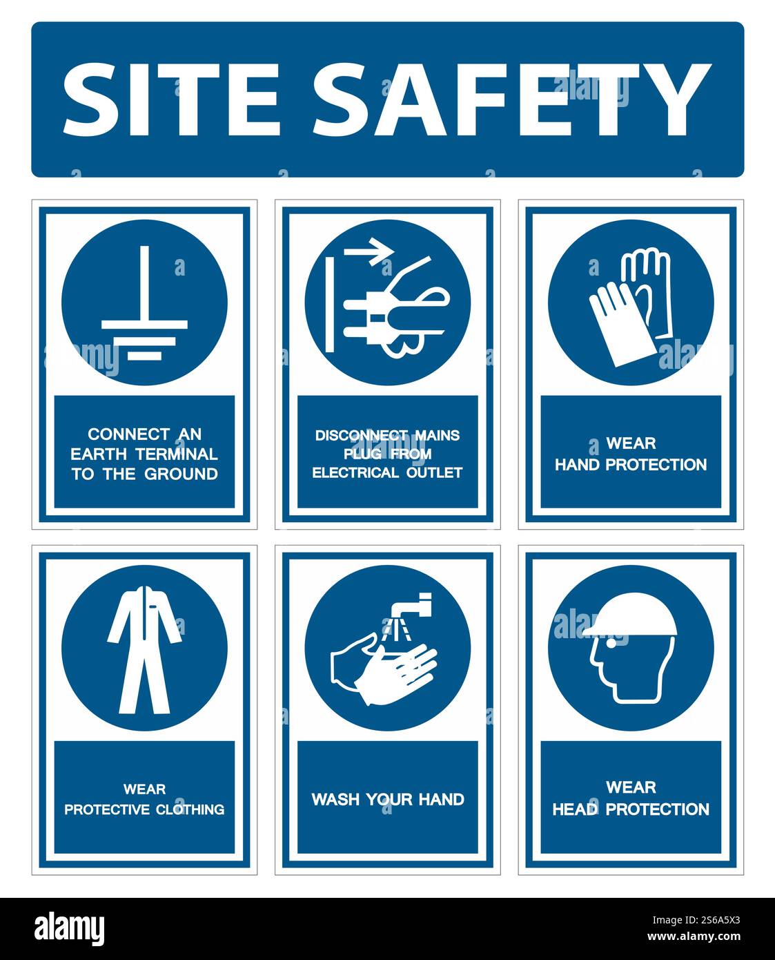Safety PPE Must Be Worn Sign Isolate On White Background,Vector ...