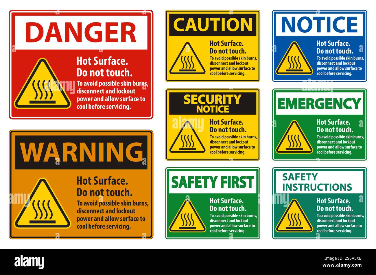 Hot Surface, Do Not Touch, To Avoid Possible Skin Burns, Disconnect And ...