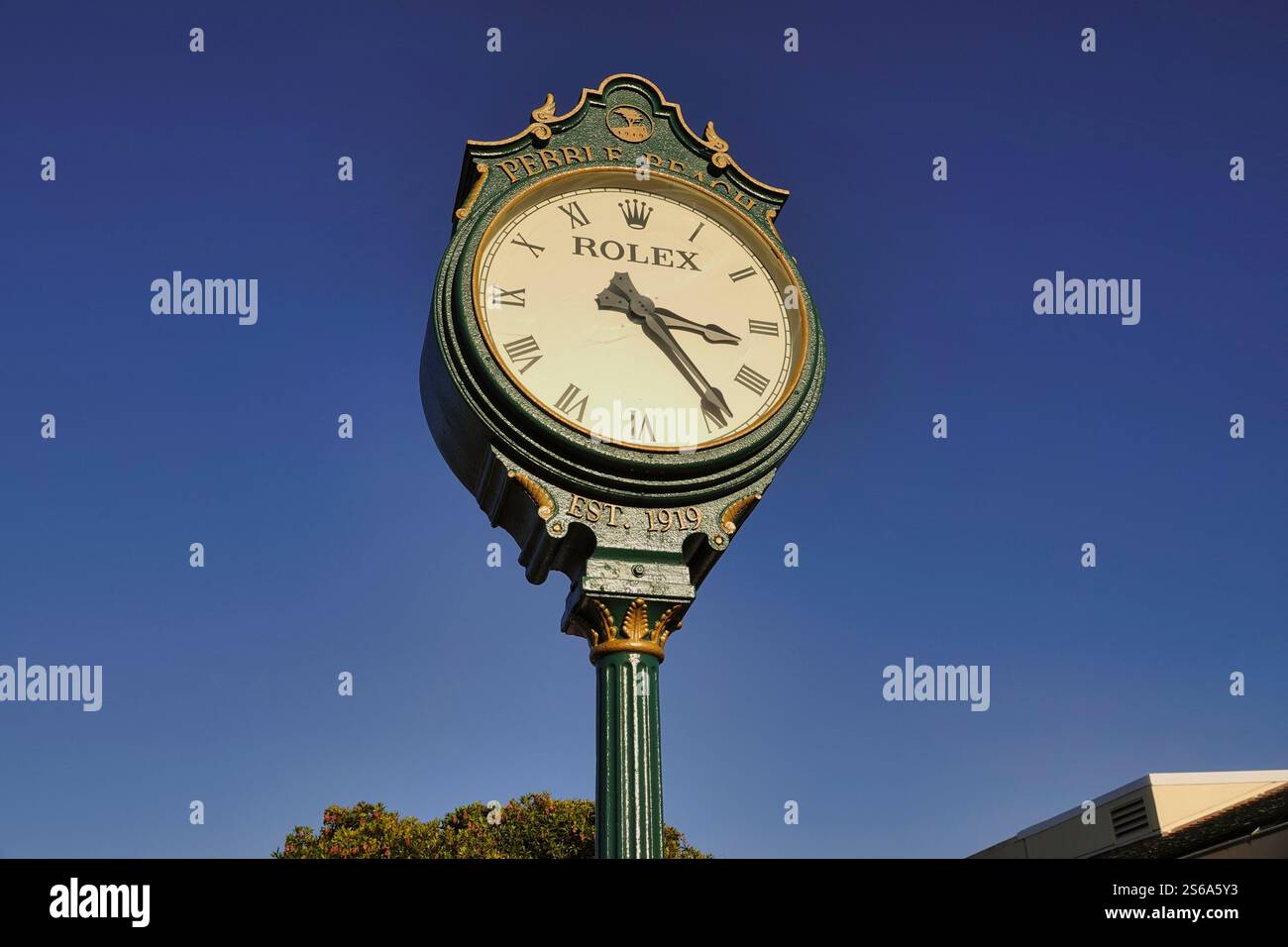 Pebble Beach, California, USA - January 12th, 2025 The iconic starters ...