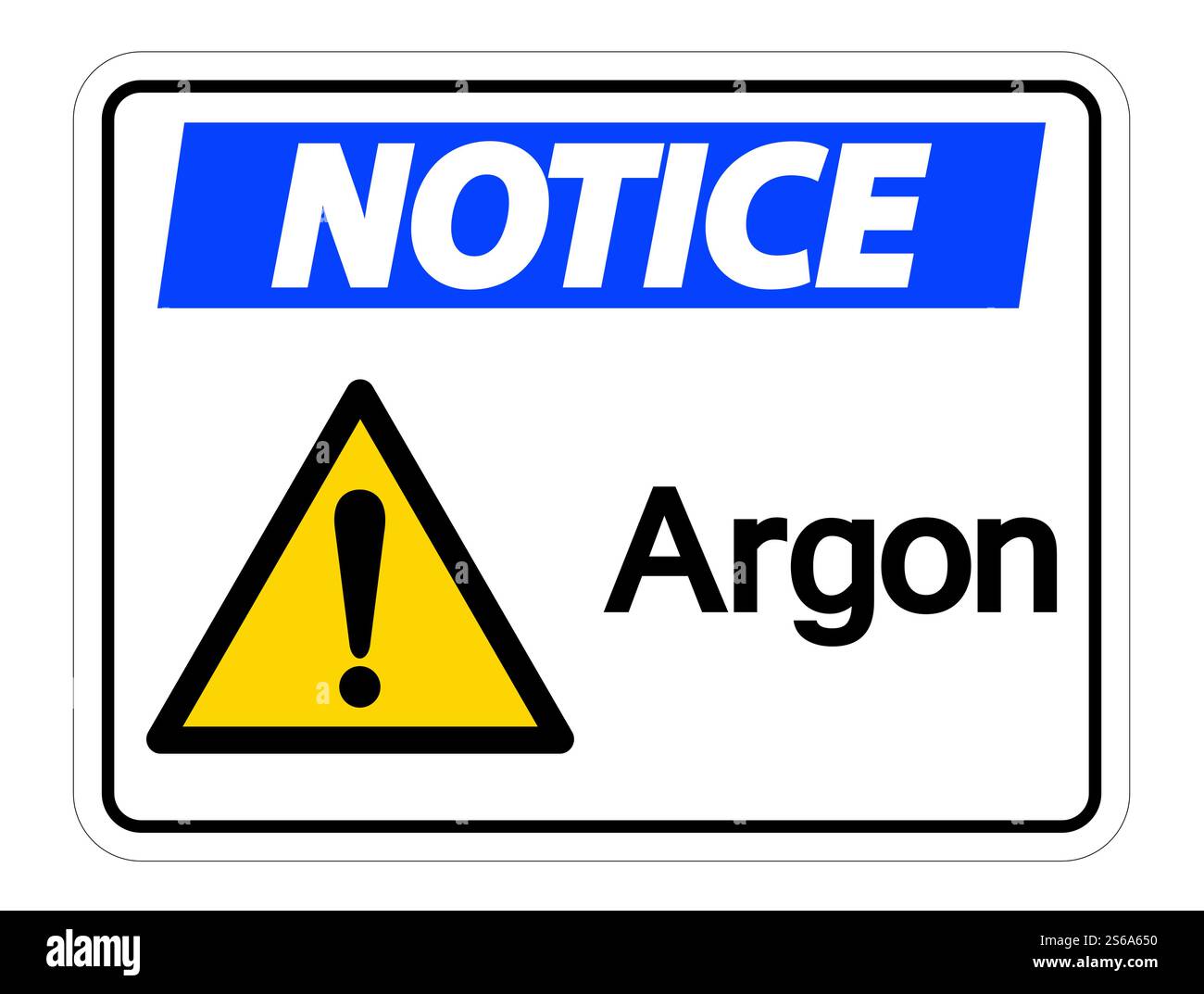 Notice Argon Symbol Sign Isolate On White Background,Vector ...