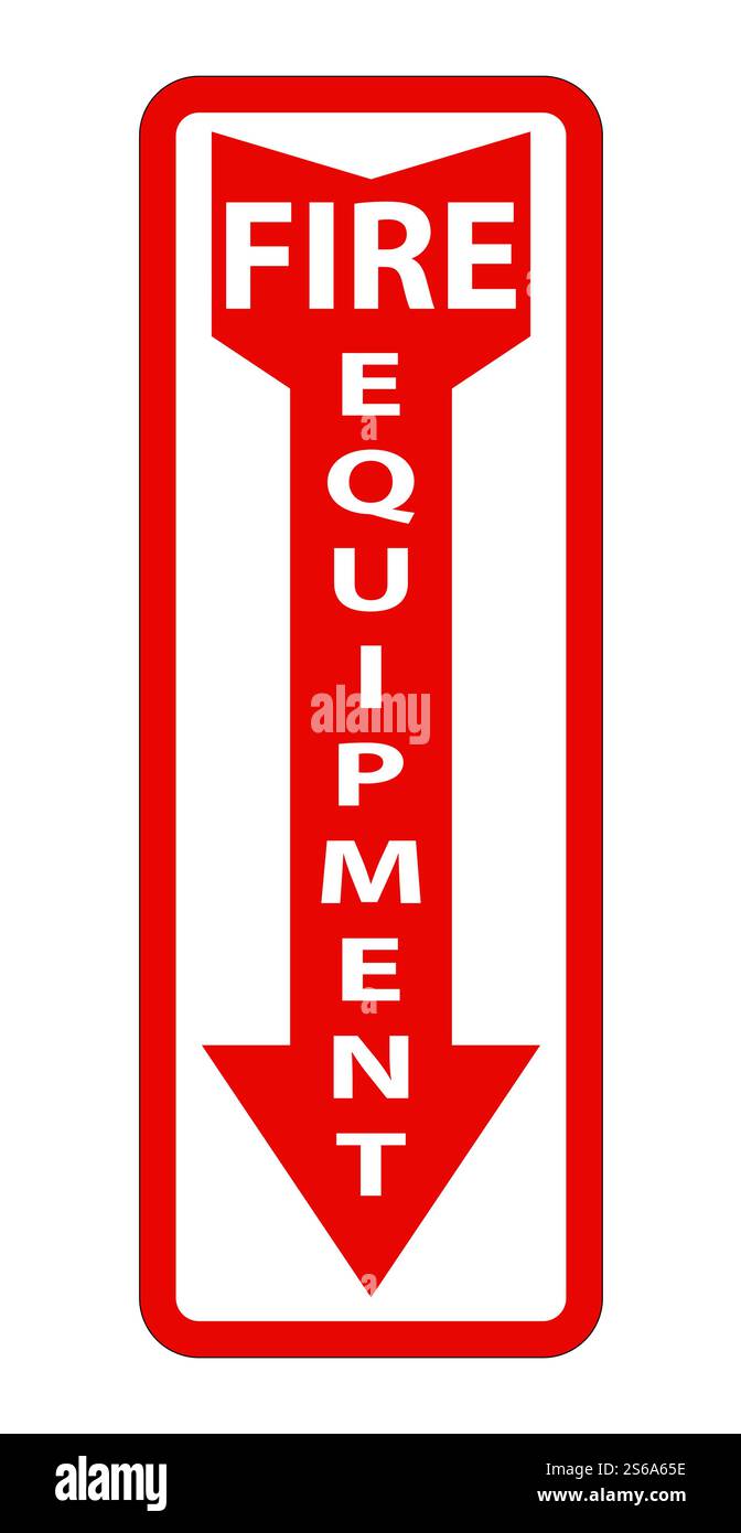 Symbol Fire Equipment Sign Isolate On White Background,Vector ...