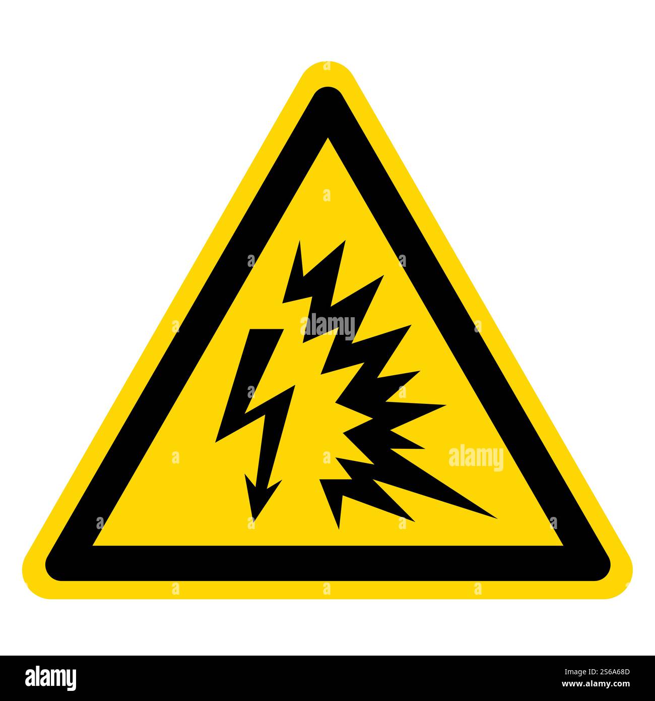Arc Flash Symbol Sign Isolate On White Background,Vector Illustration ...