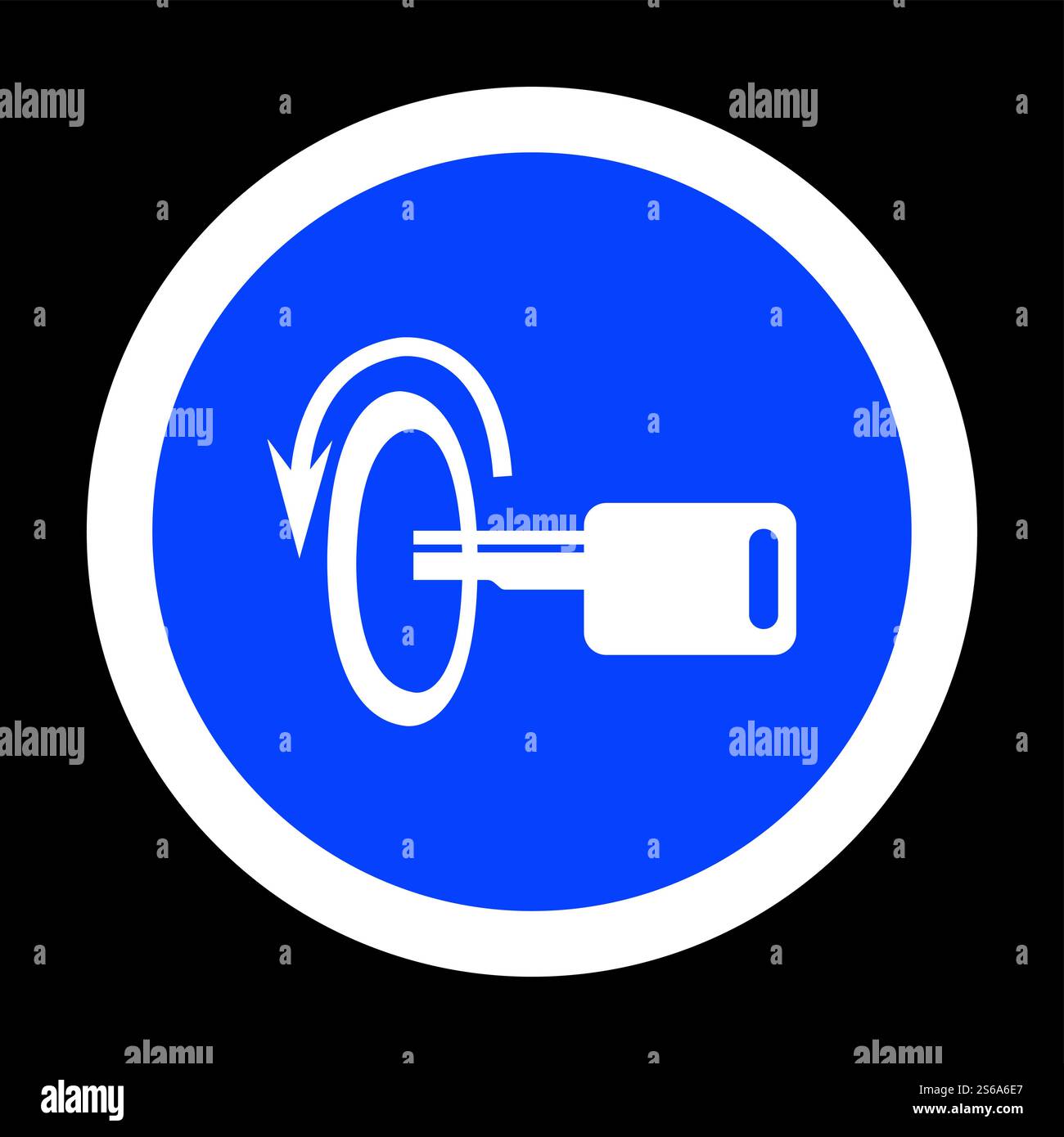 Switch Off Engine Symbol Sign On black Background On black Background ...