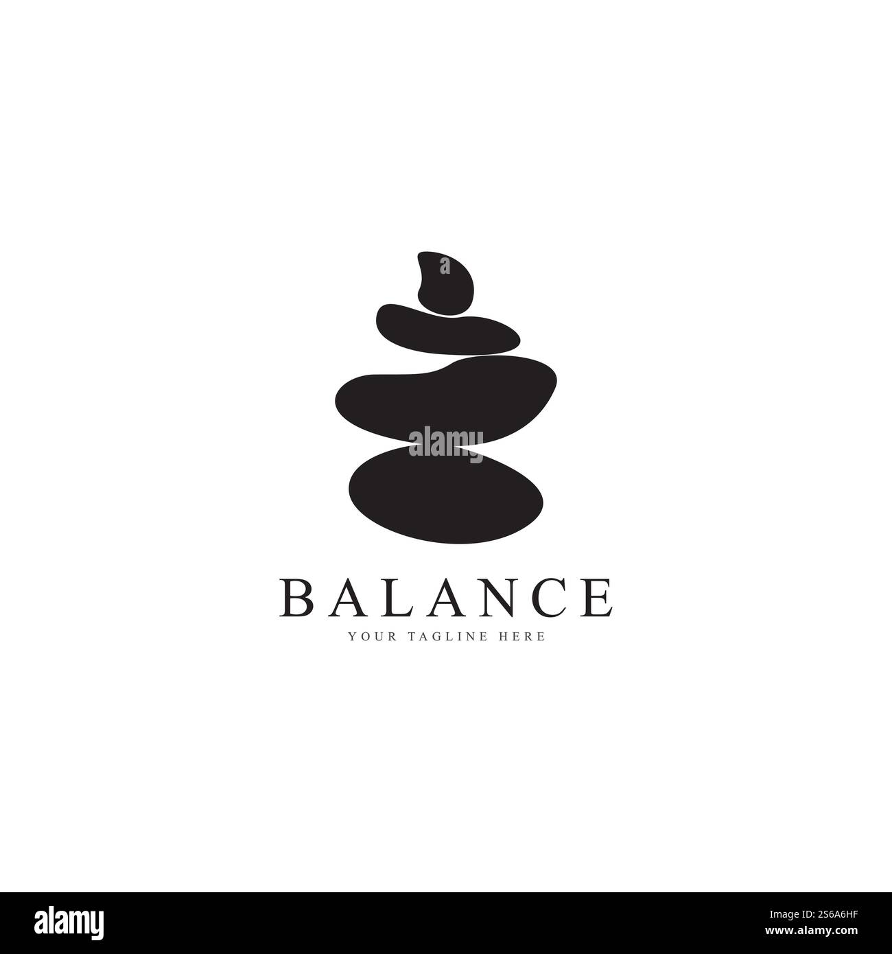 Stone pyramid balanced stones Black and White Stock Photos & Images - Alamy