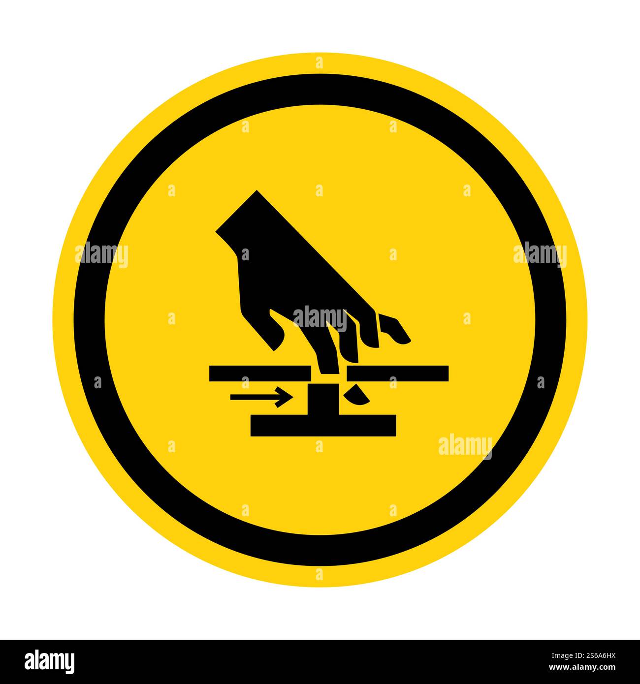 Cutting of Hand Moving Parts Symbol Sign Isolate on White Background ...