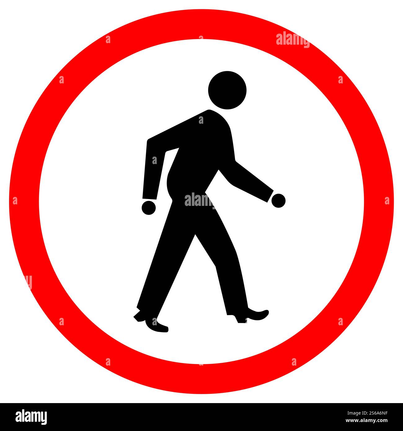 Pedestrian Crossing Road Sign Isolate On White Background,Vector ...