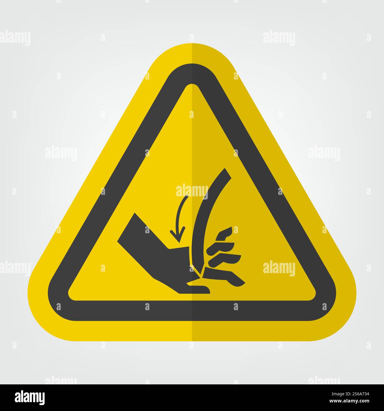 Cutting of Hand Curved Blade Symbol Sign Isolate On White Background ...