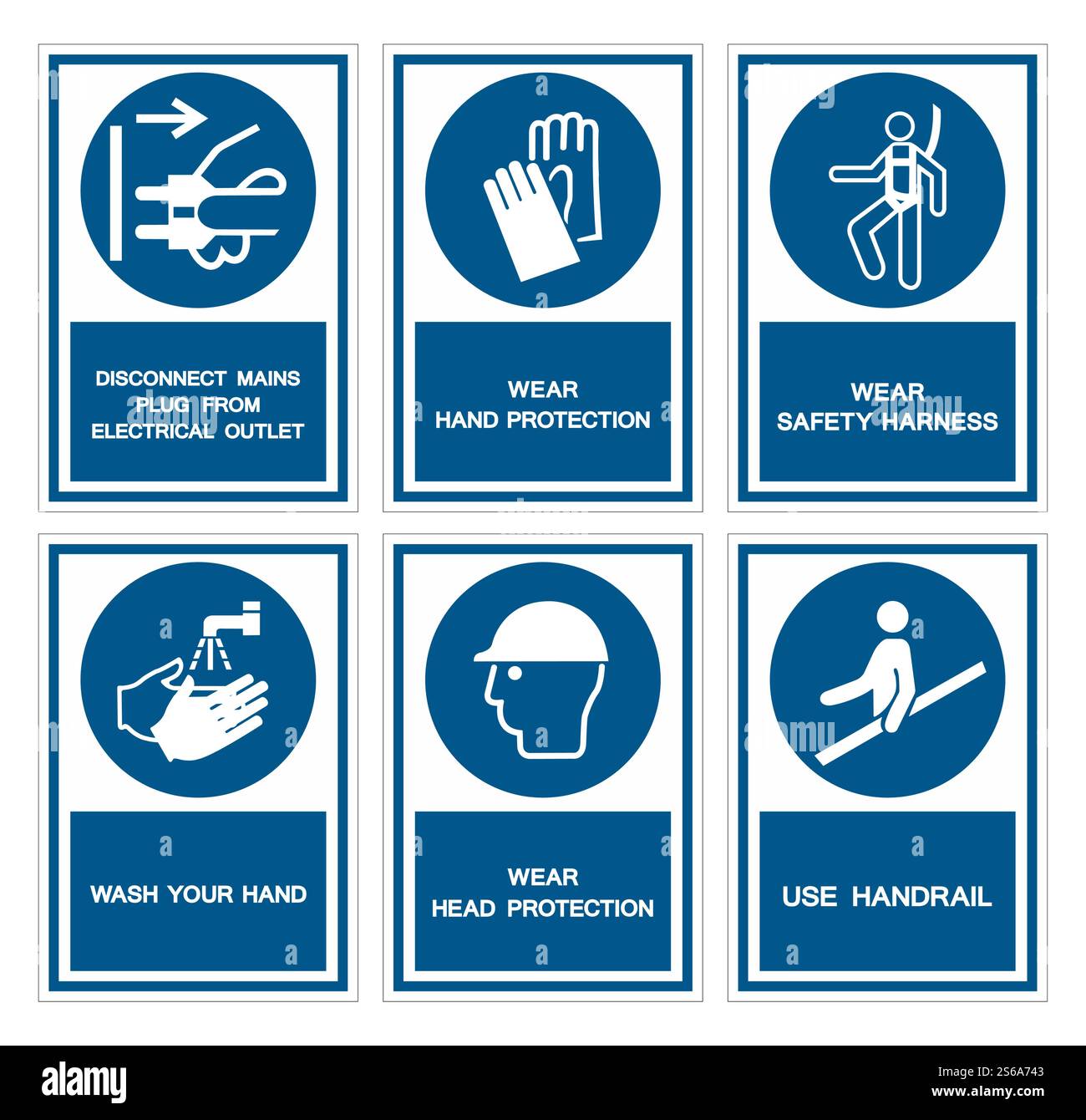 Safety PPE Must Be Worn Sign Isolate On White Background,Vector ...