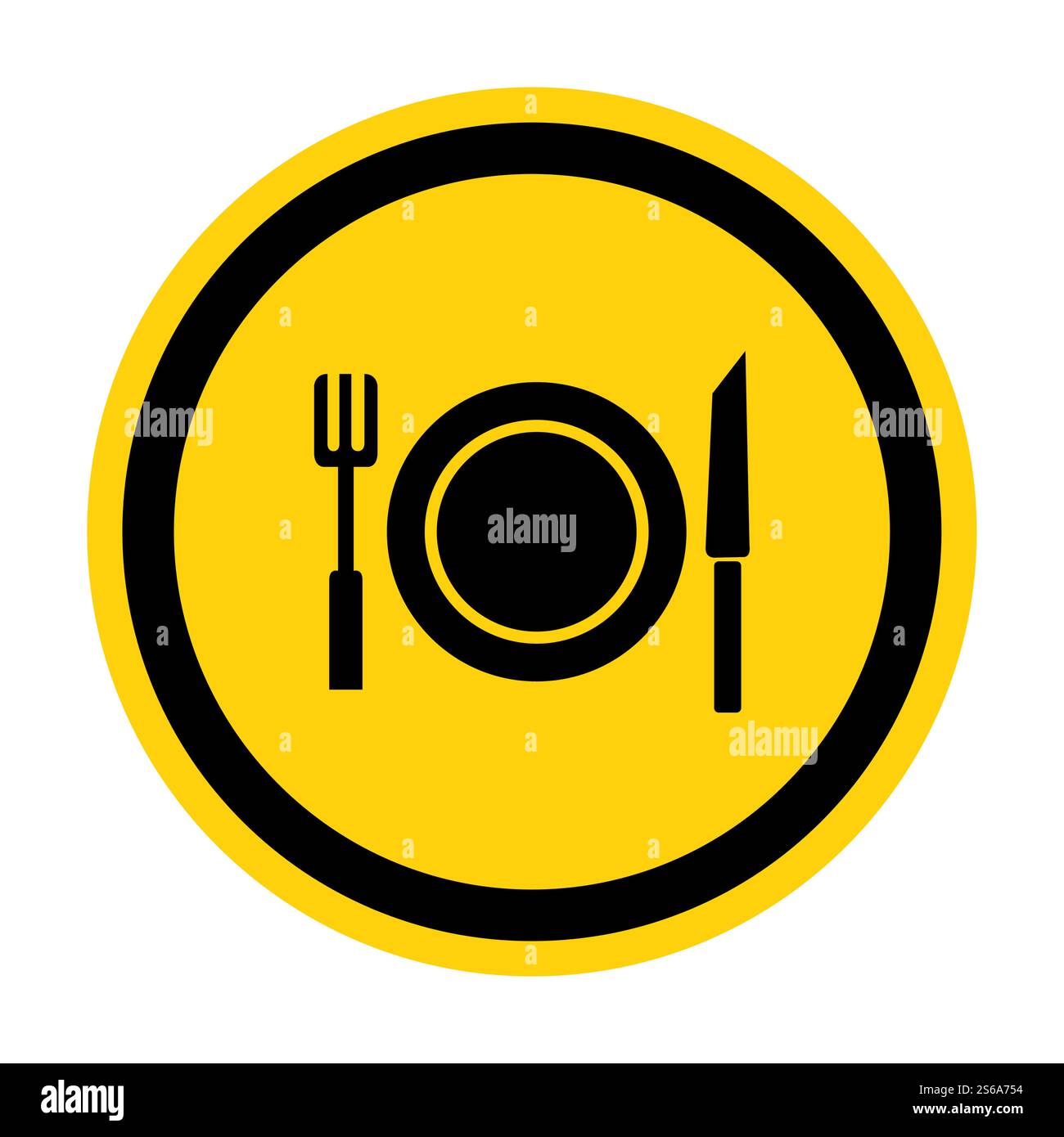No Eating Symbol Sign Isolate On White Background,Vector Illustration ...
