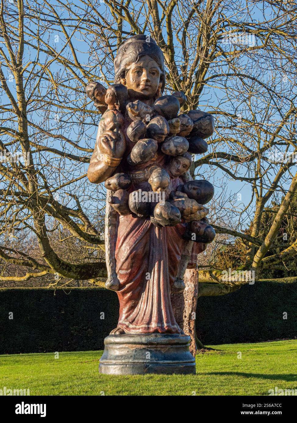 Ancestor part of The Intermediary Family. A large Bronze female figure ...