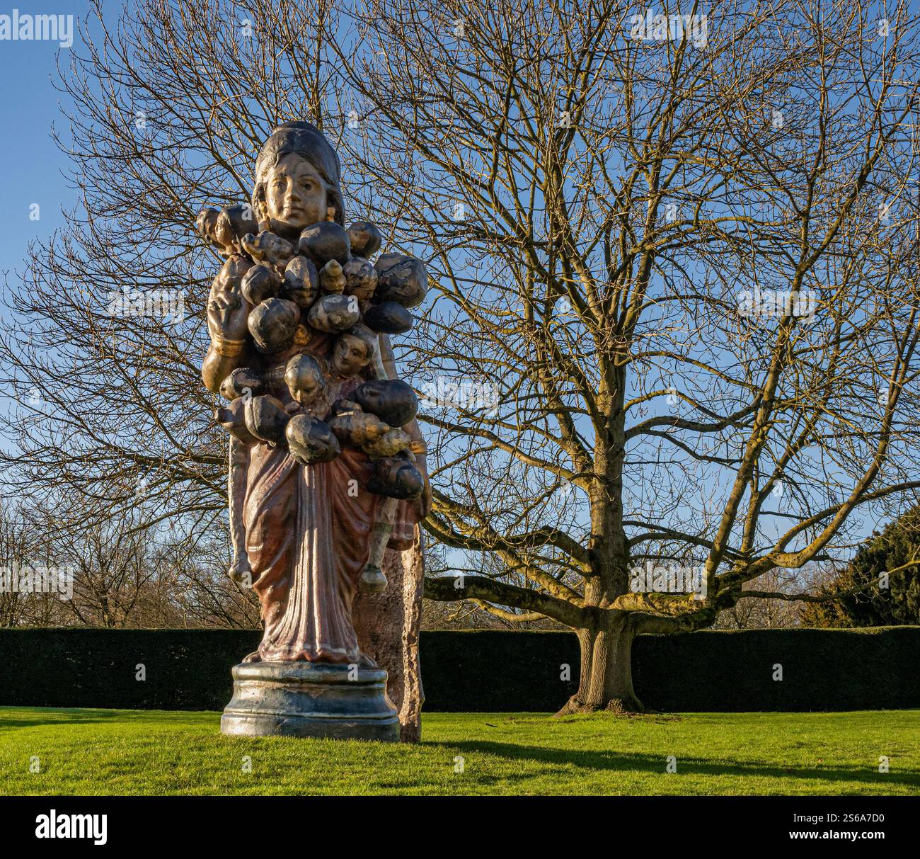 Ancestor part of The Intermediary Family. A large Bronze female figure ...
