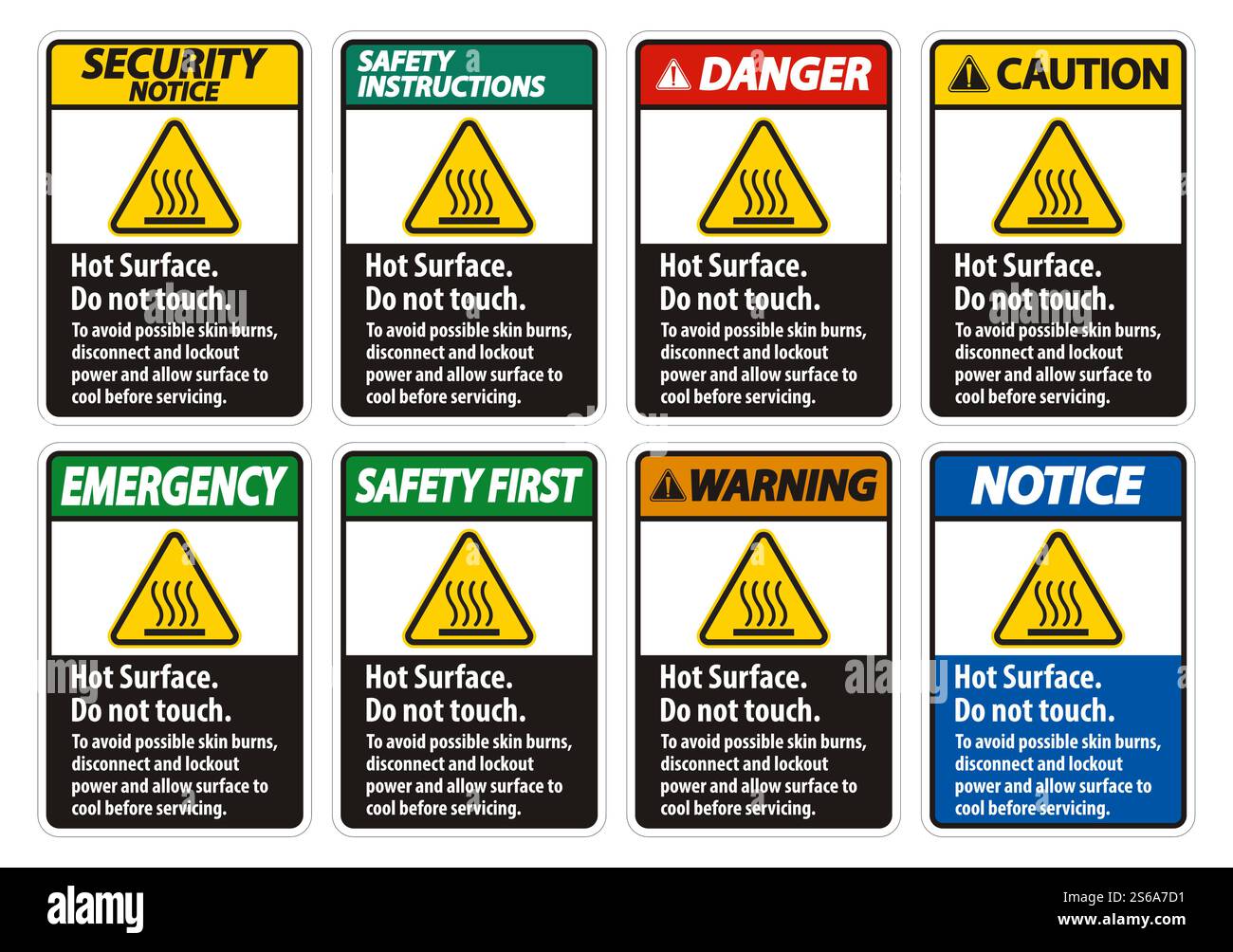 Hot Surface, Do Not Touch, To Avoid Possible Skin Burns, Disconnect And ...