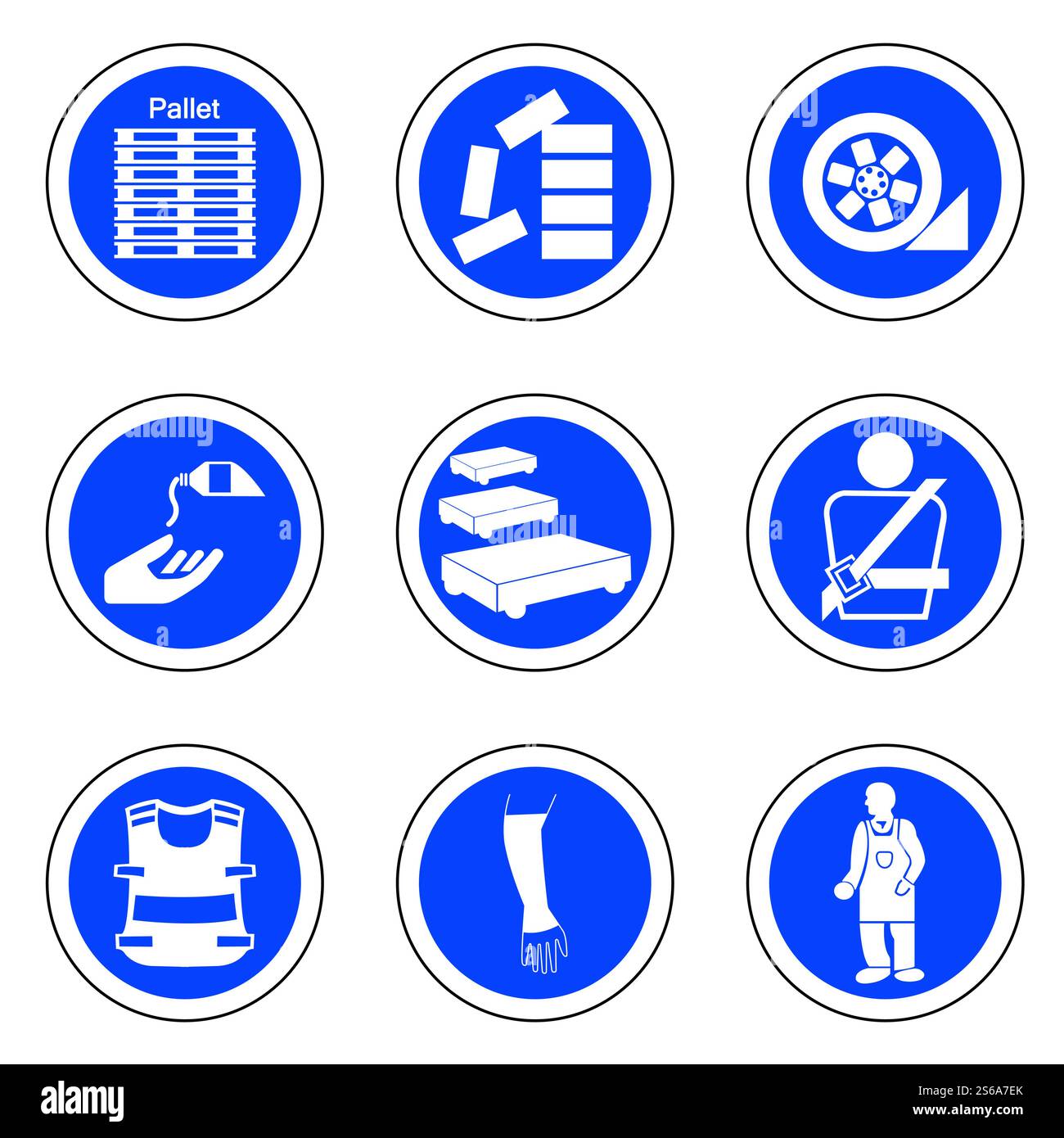 Required Personal Protective Equipment (PPE) Symbol,Safety Icon,Vector ...