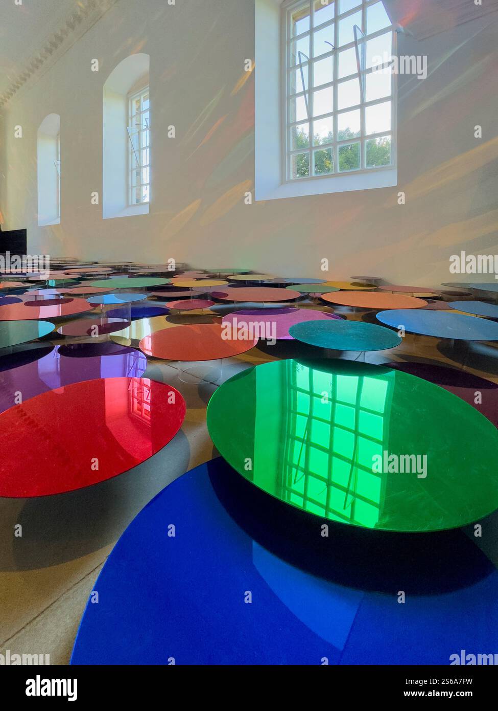 Liz West - Our Colour Reflection. Art installation using hundreds of ...