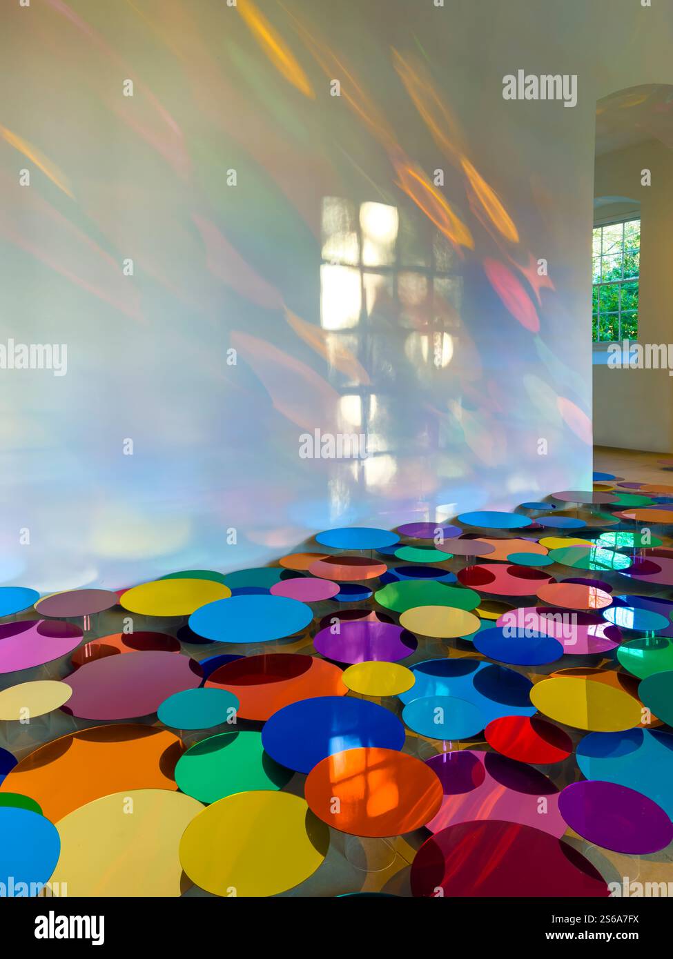 Liz West - Our Colour Reflection. Art installation using hundreds of ...