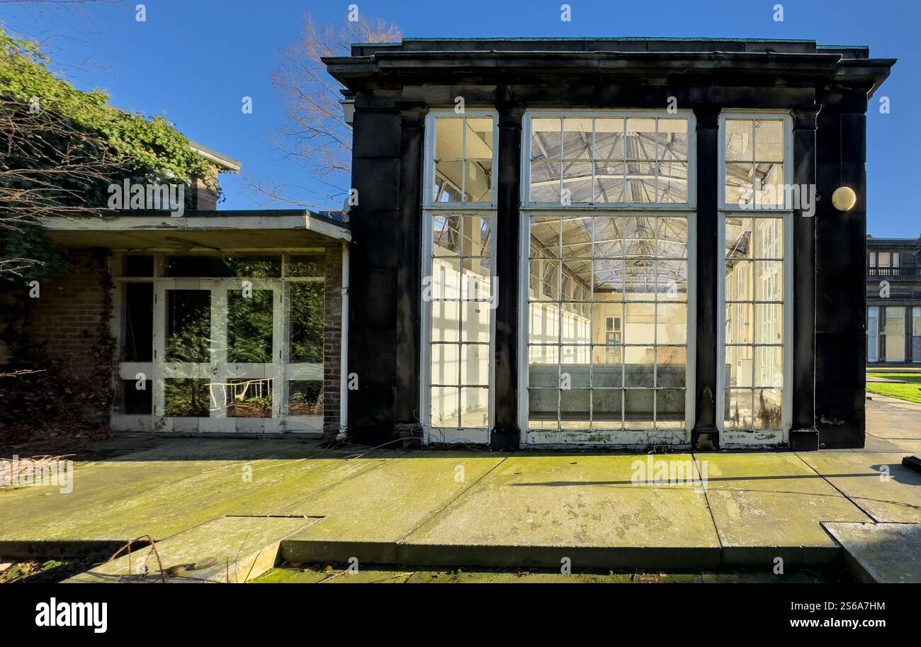 Abandoned Orangery at the former Bretton Hall College, now part of the ...