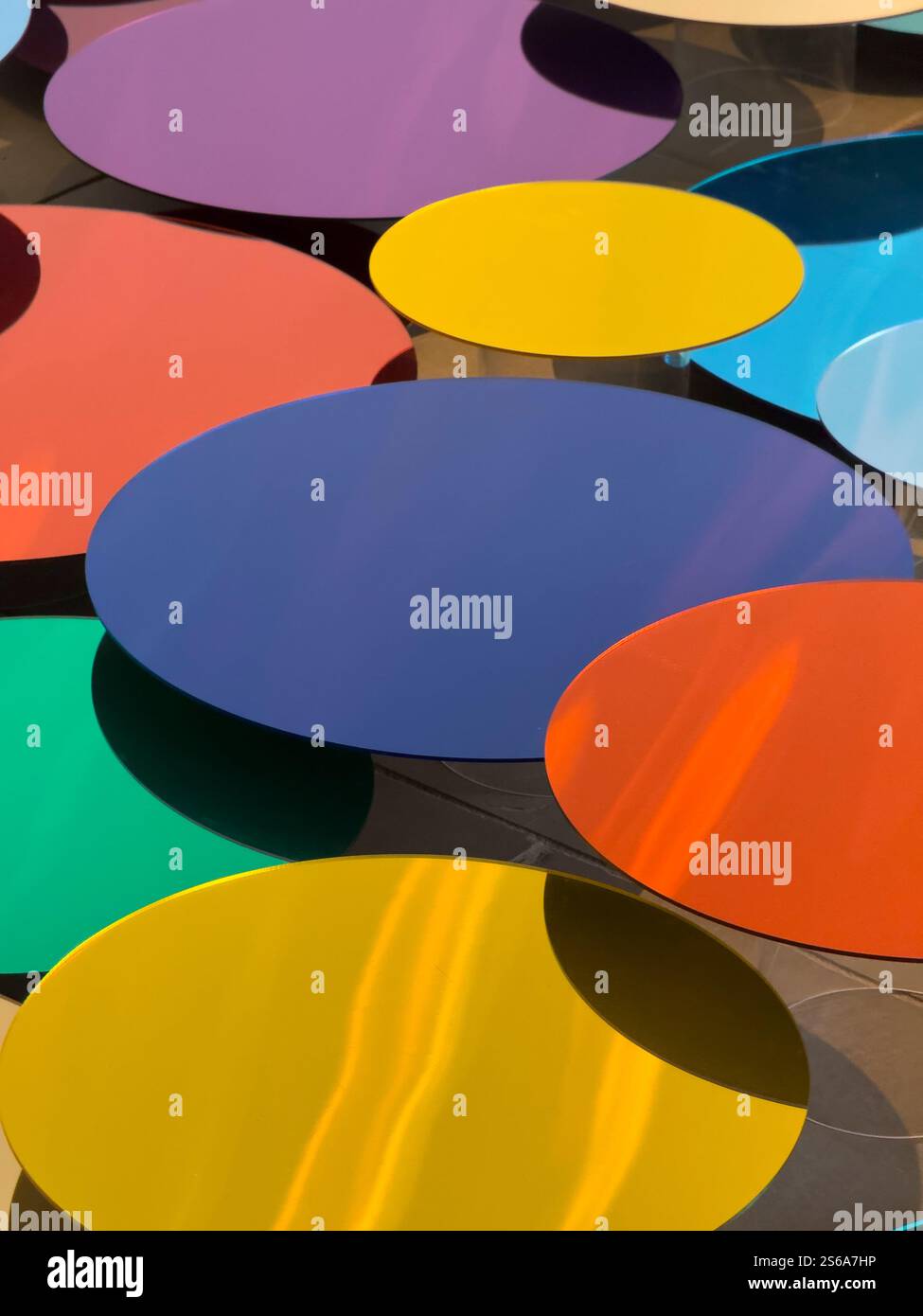 Liz West - Our Colour Reflection. Art installation using hundreds of ...