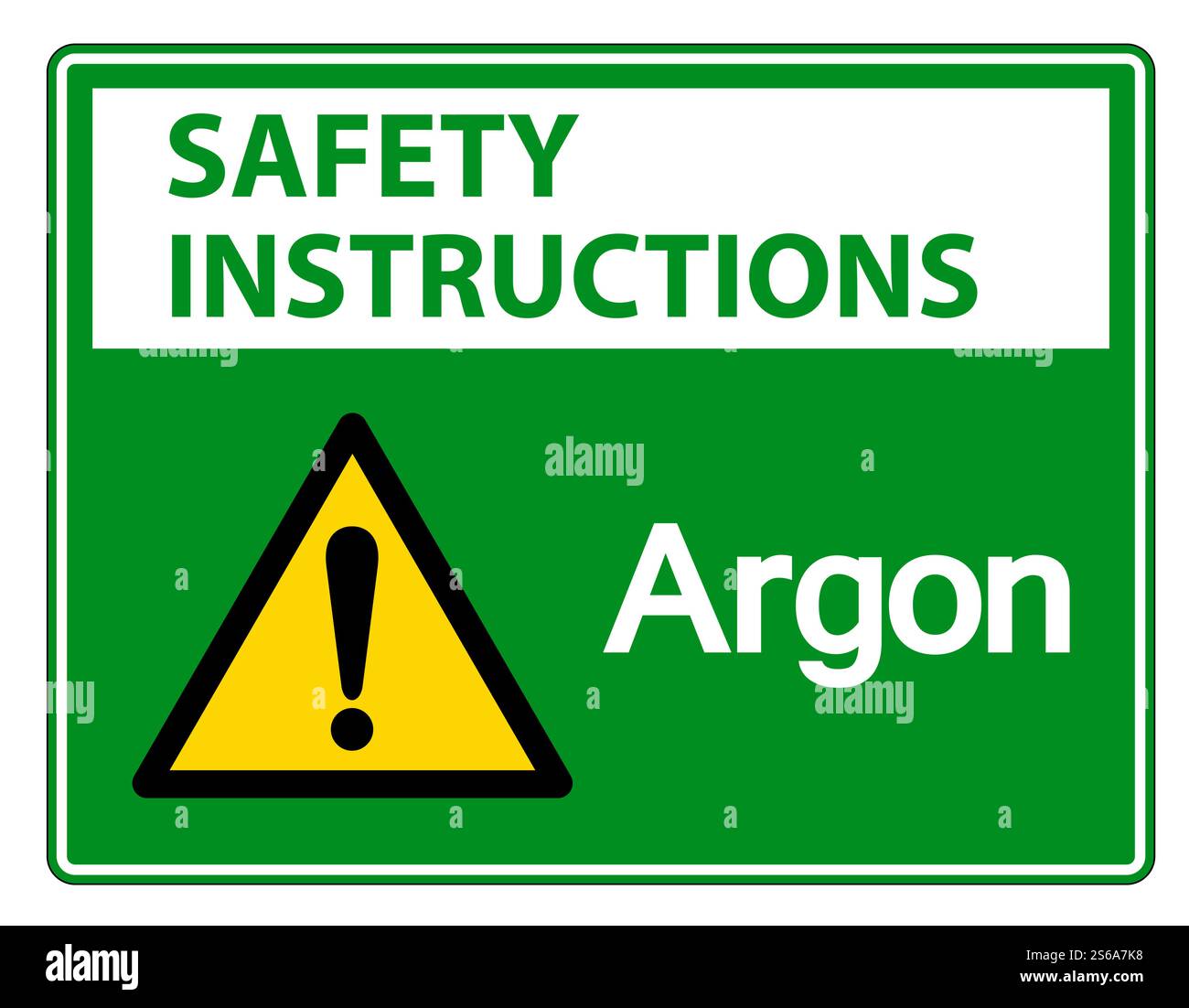 Safety instructions Argon Symbol Sign Isolate On White Background ...