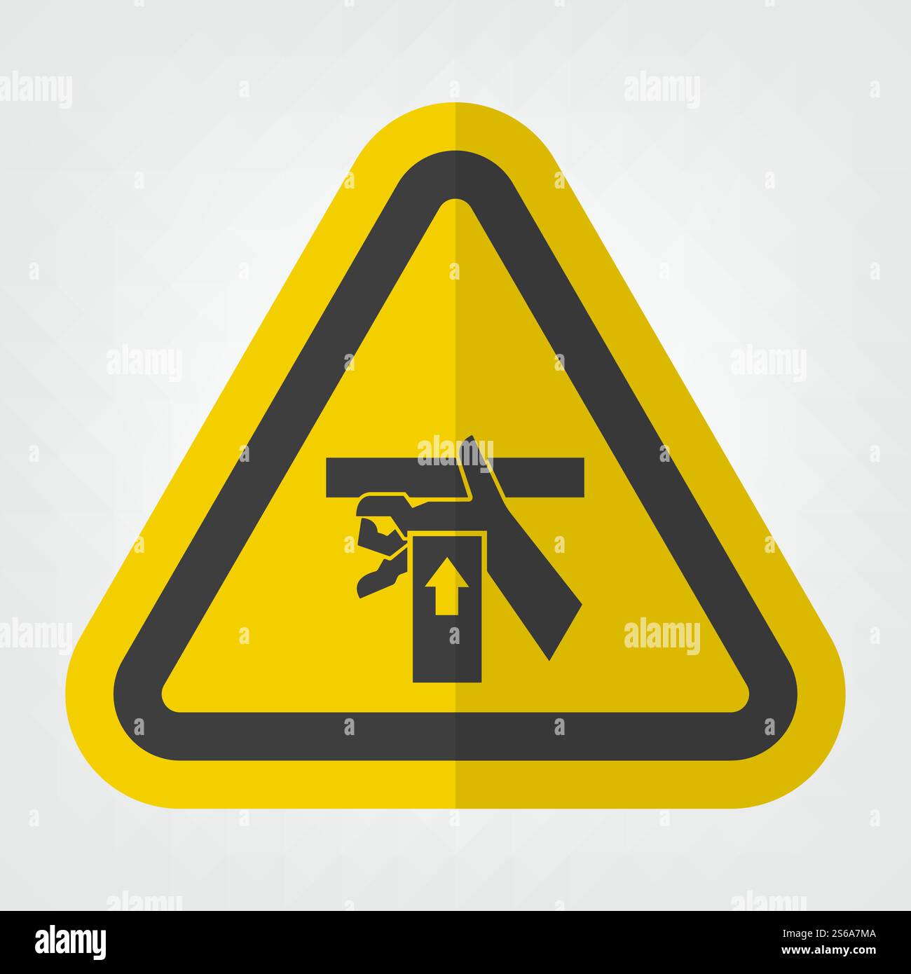 Hand Crush Force From Below Symbol Sign Isolate On White Background ...