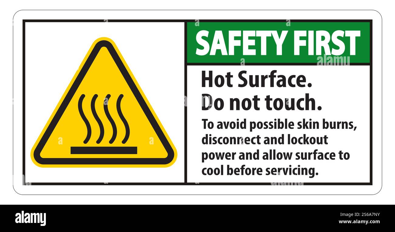 Hot Surface, Do Not Touch, To Avoid Possible Skin Burns, Disconnect And ...
