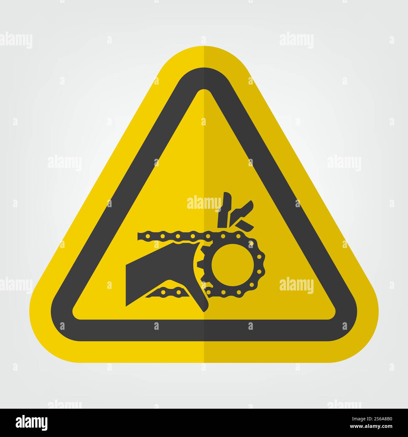 Hand Entanglement Chain Drive Symbol Sign Isolate On White Background ...
