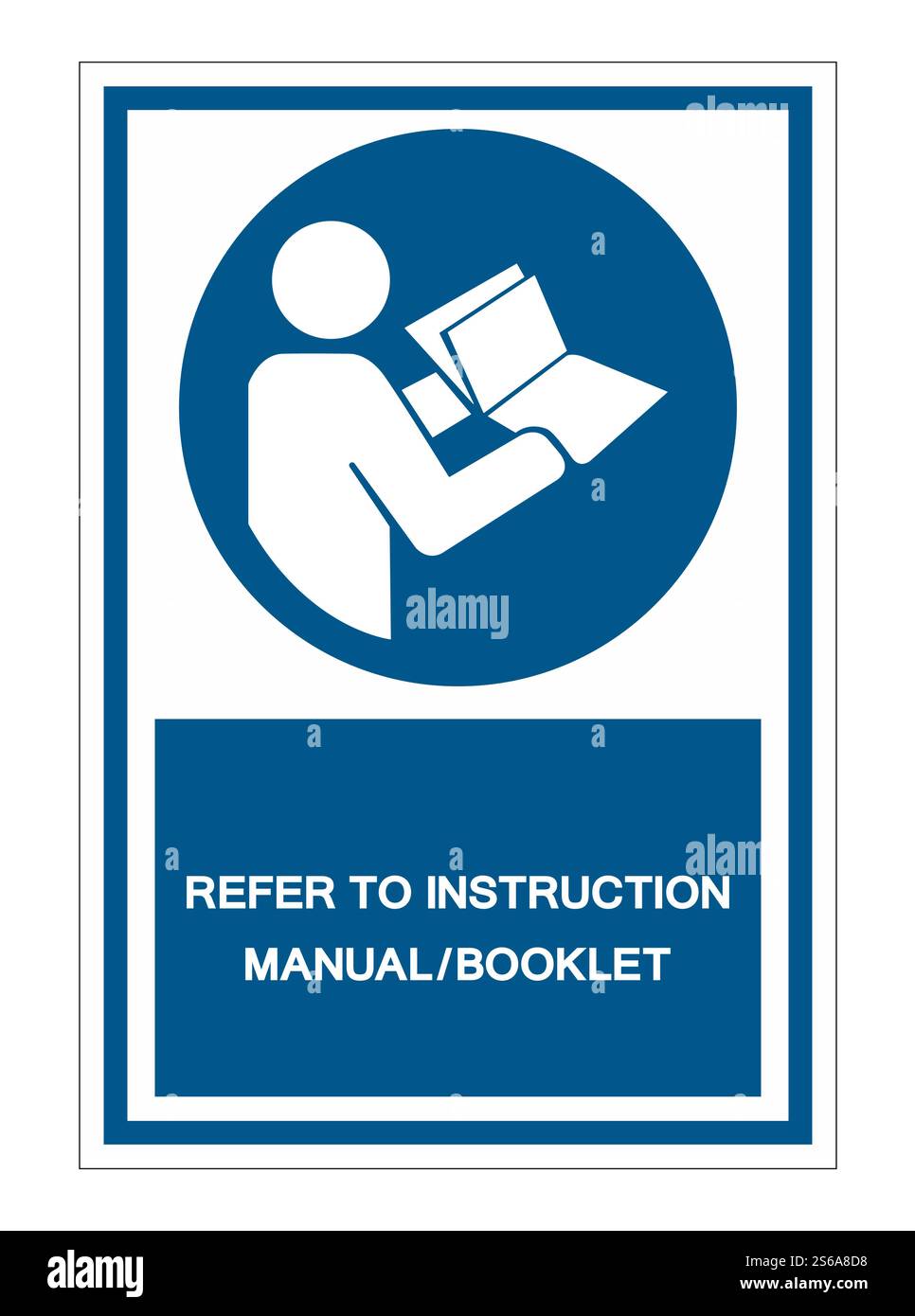 Refer Instruction Manual Booklet Symbol Sign Isolate On White Background,Vector Illustration EPS ...
