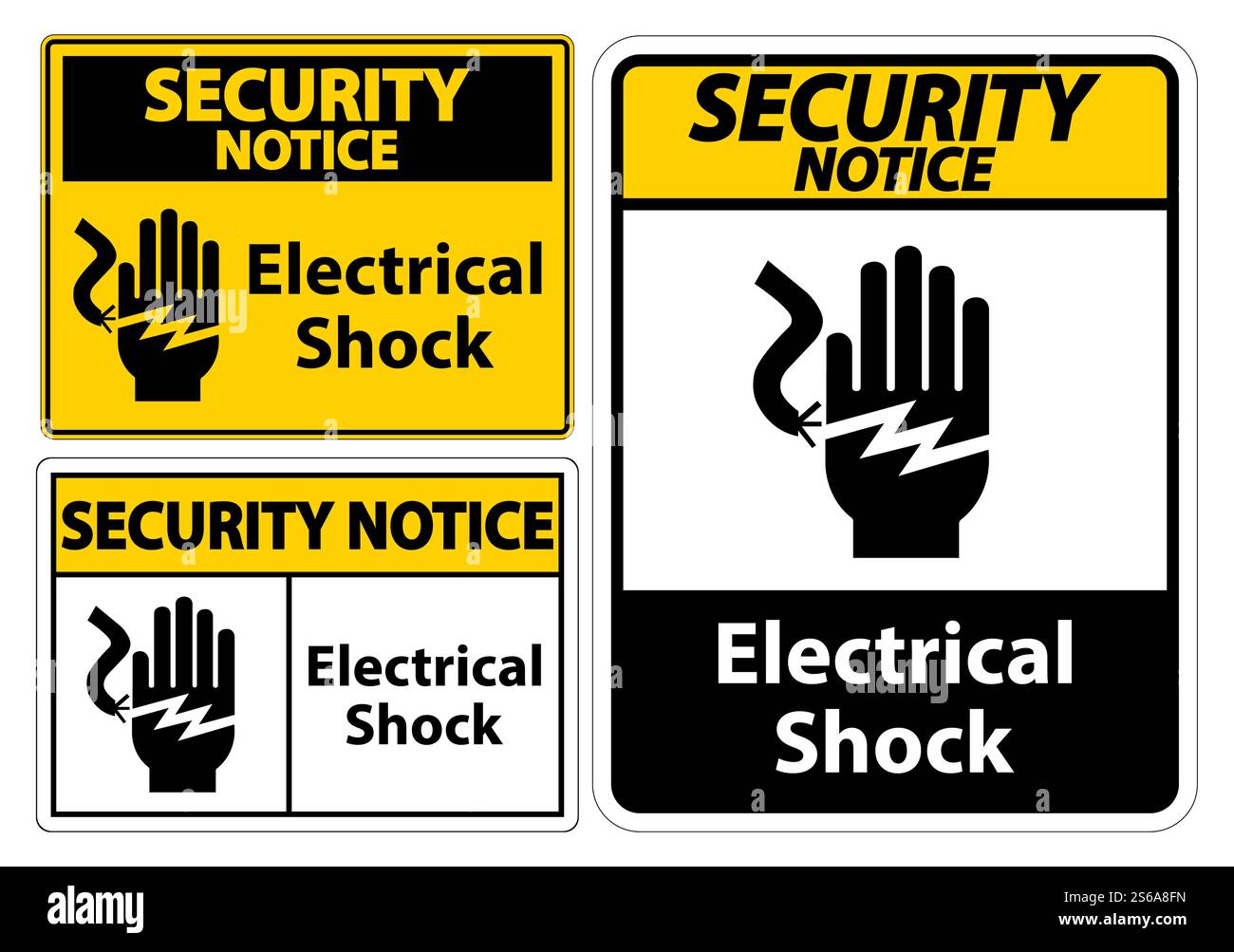 Electrical Shock Electrocution Symbol Sign Isolate On White Background ...