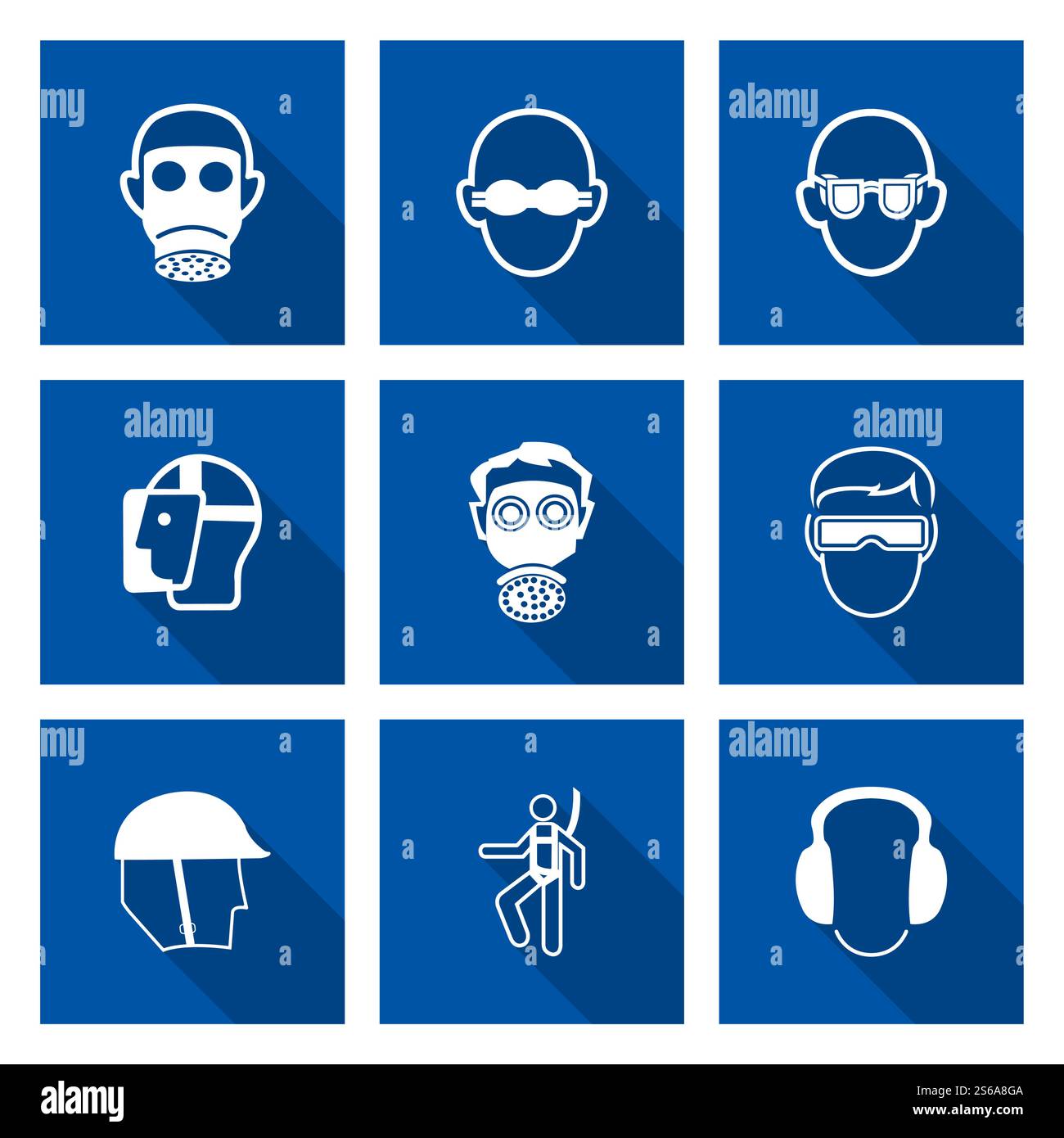 Required Personal Protective Equipment (PPE) Symbol,Safety Icon Stock ...