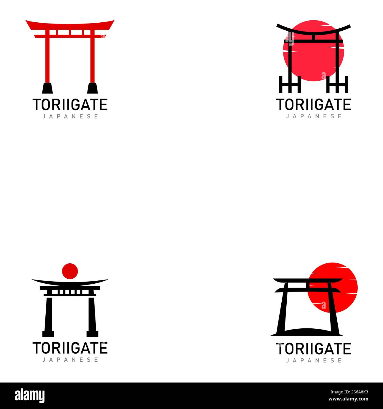 The torii gates Cut Out Stock Images & Pictures - Alamy