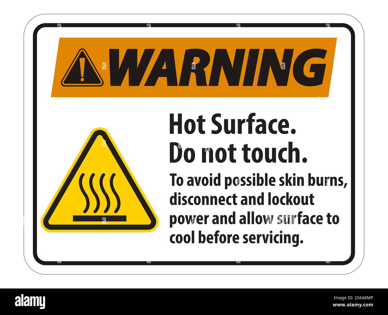 Hot Surface, Do Not Touch, To Avoid Possible Skin Burns, Disconnect And ...