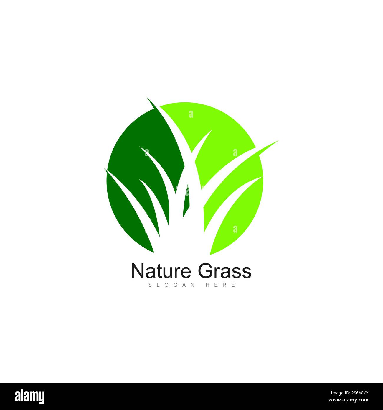 Nature Grass logo design vector Creative Grass logo design Template ...