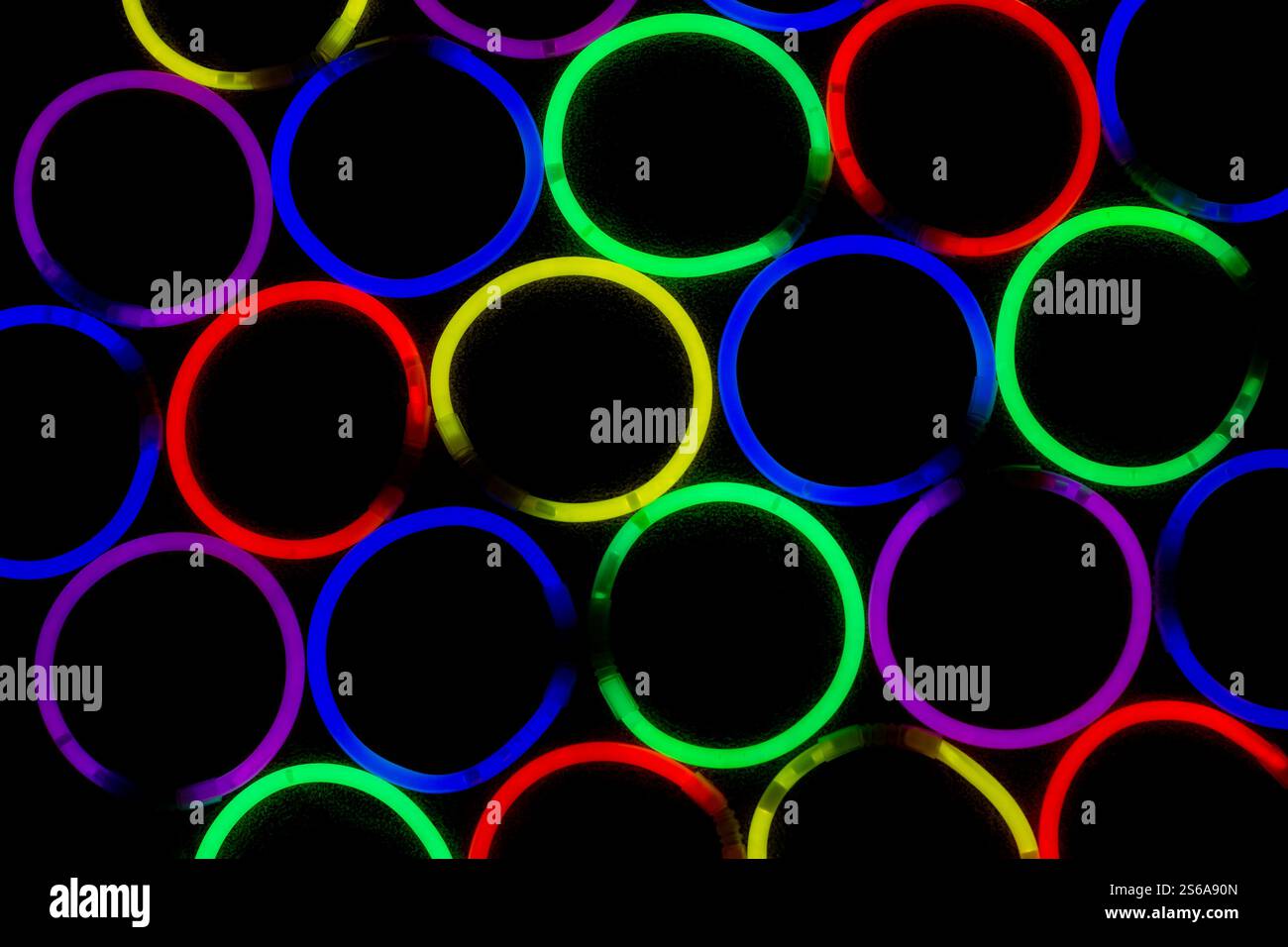 Futuristic glowing neon rings hi-res stock photography and images - Alamy