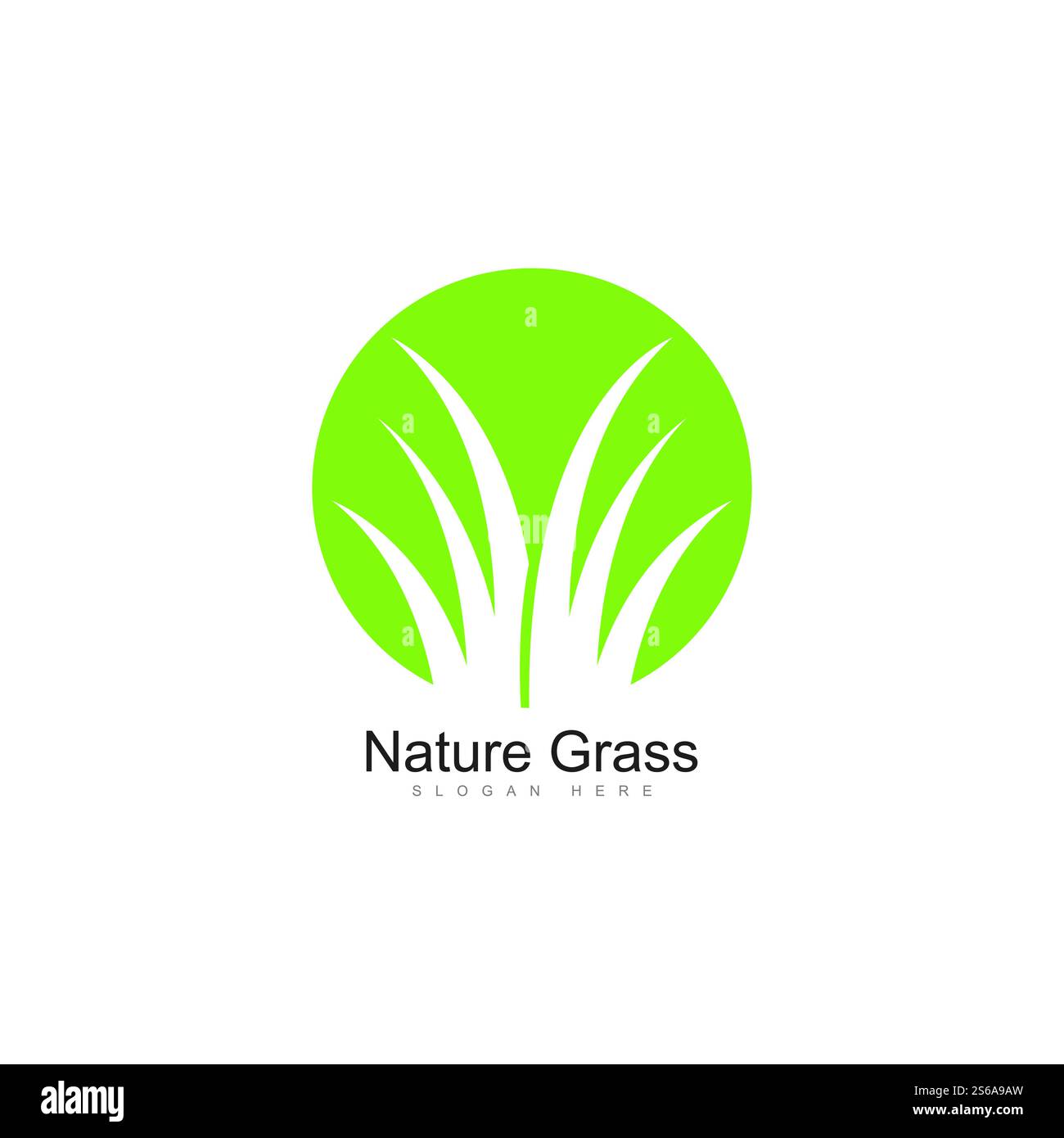 Nature Grass logo design vector Creative Grass logo design Template ...