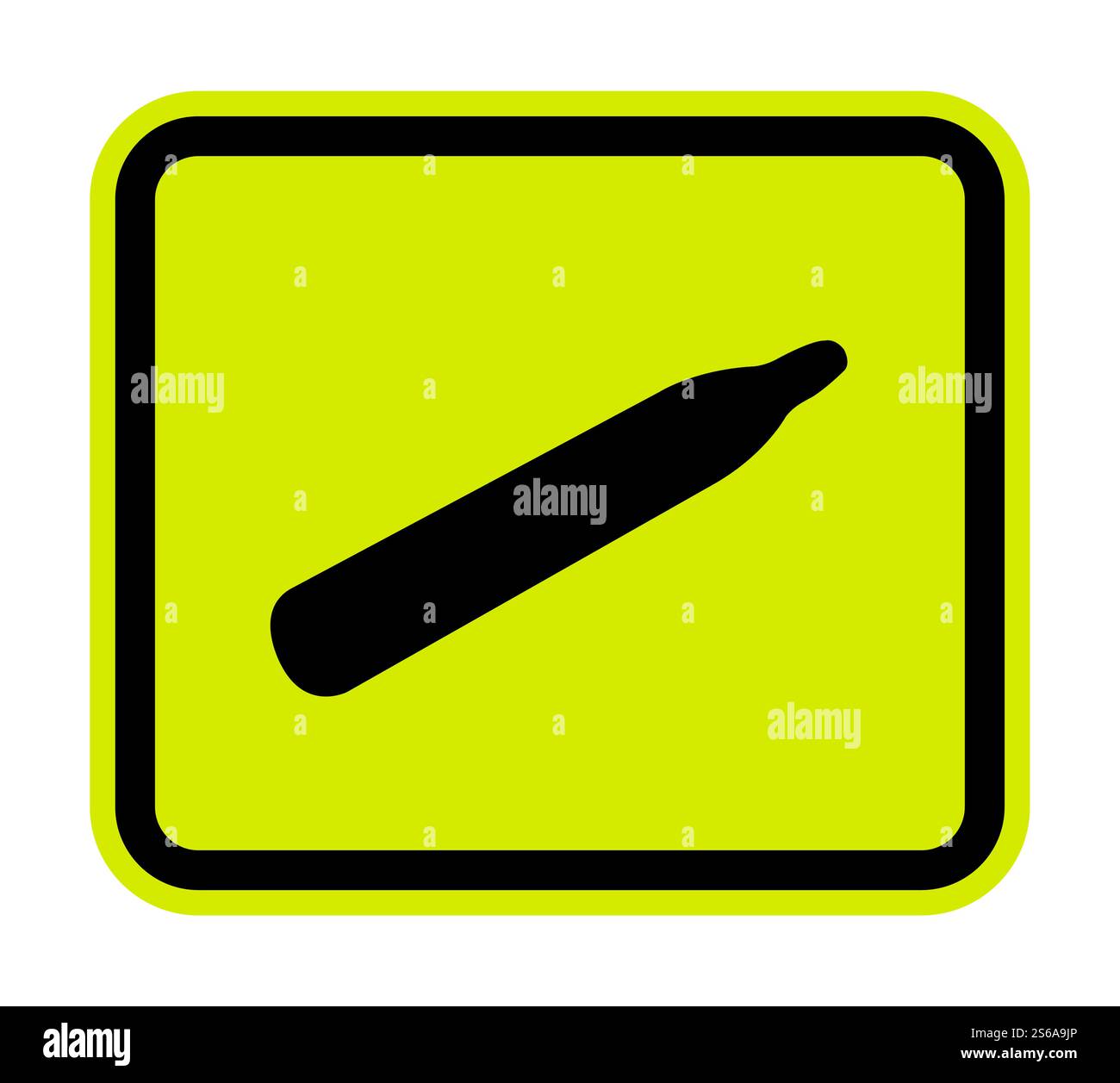 Danger Pressure Gas Symbol Sign Isolate On White Background,Vector ...