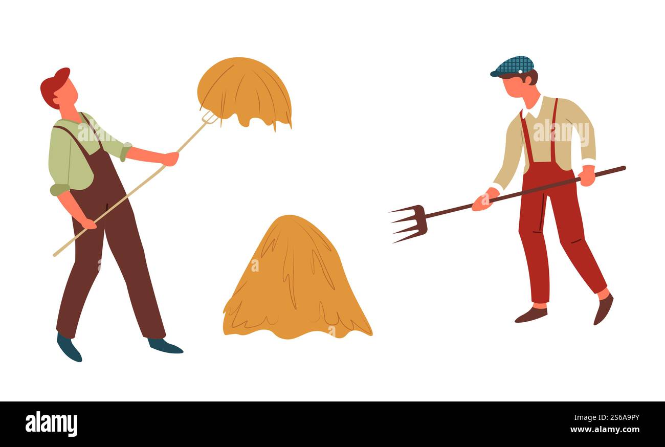 Guys in overalls Stock Vector Images - Alamy