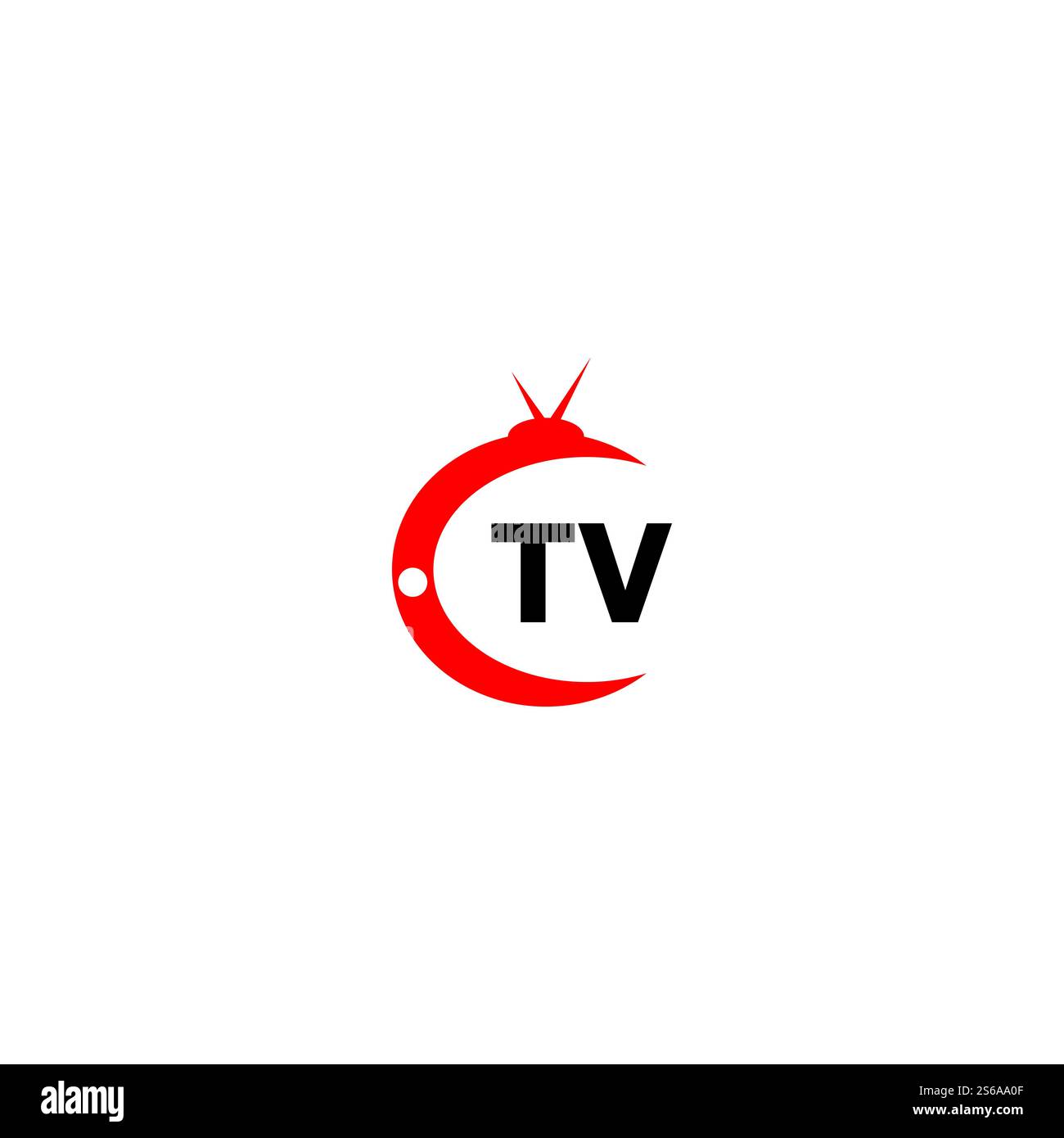cTV or Television channel icon logo design vector template Stock Vector ...