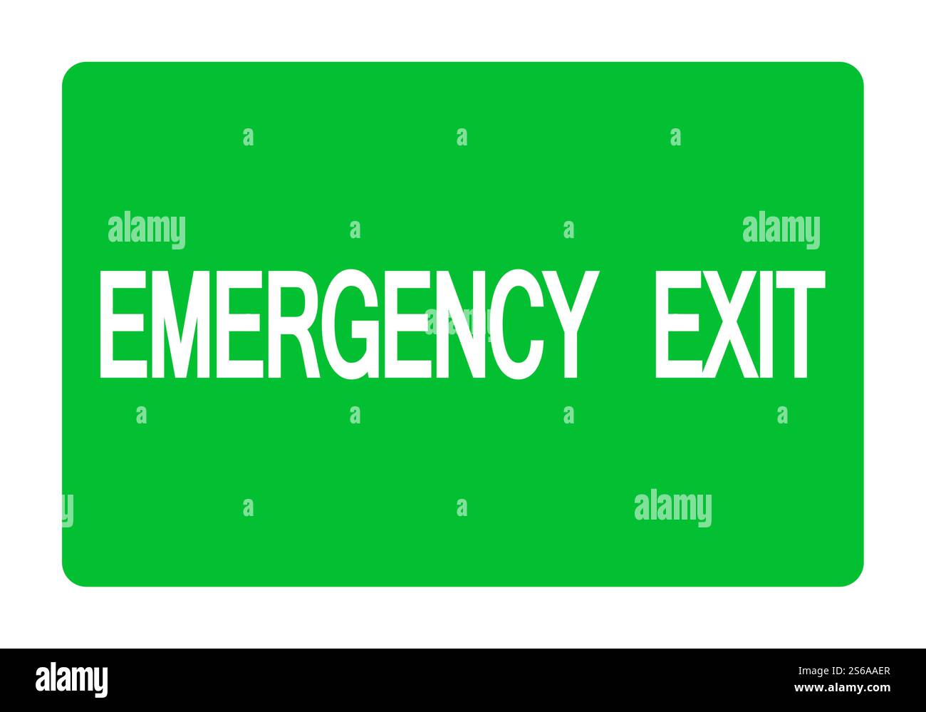 Emergency Exit Symbol Isolate On White Background,Vector Illustration ...