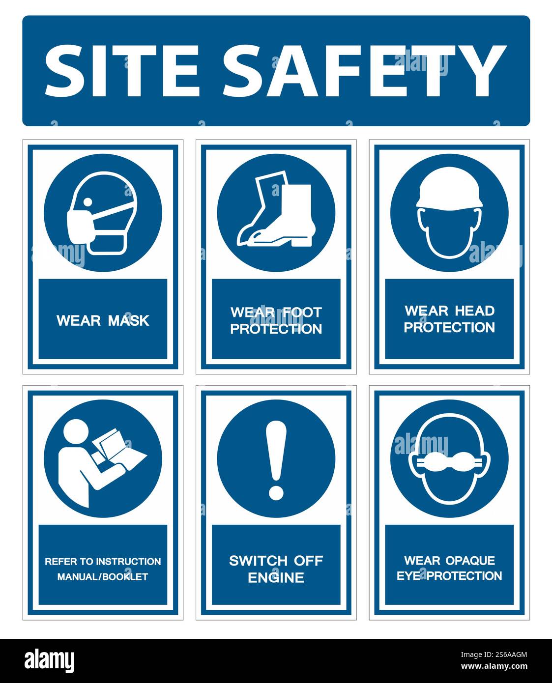 Safety PPE Must Be Worn Sign Isolate On White Background,Vector ...