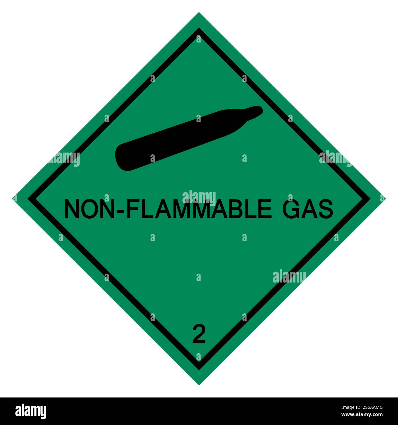 Non-Flammable Gas Symbol Sign Isolate On White Background,Vector ...