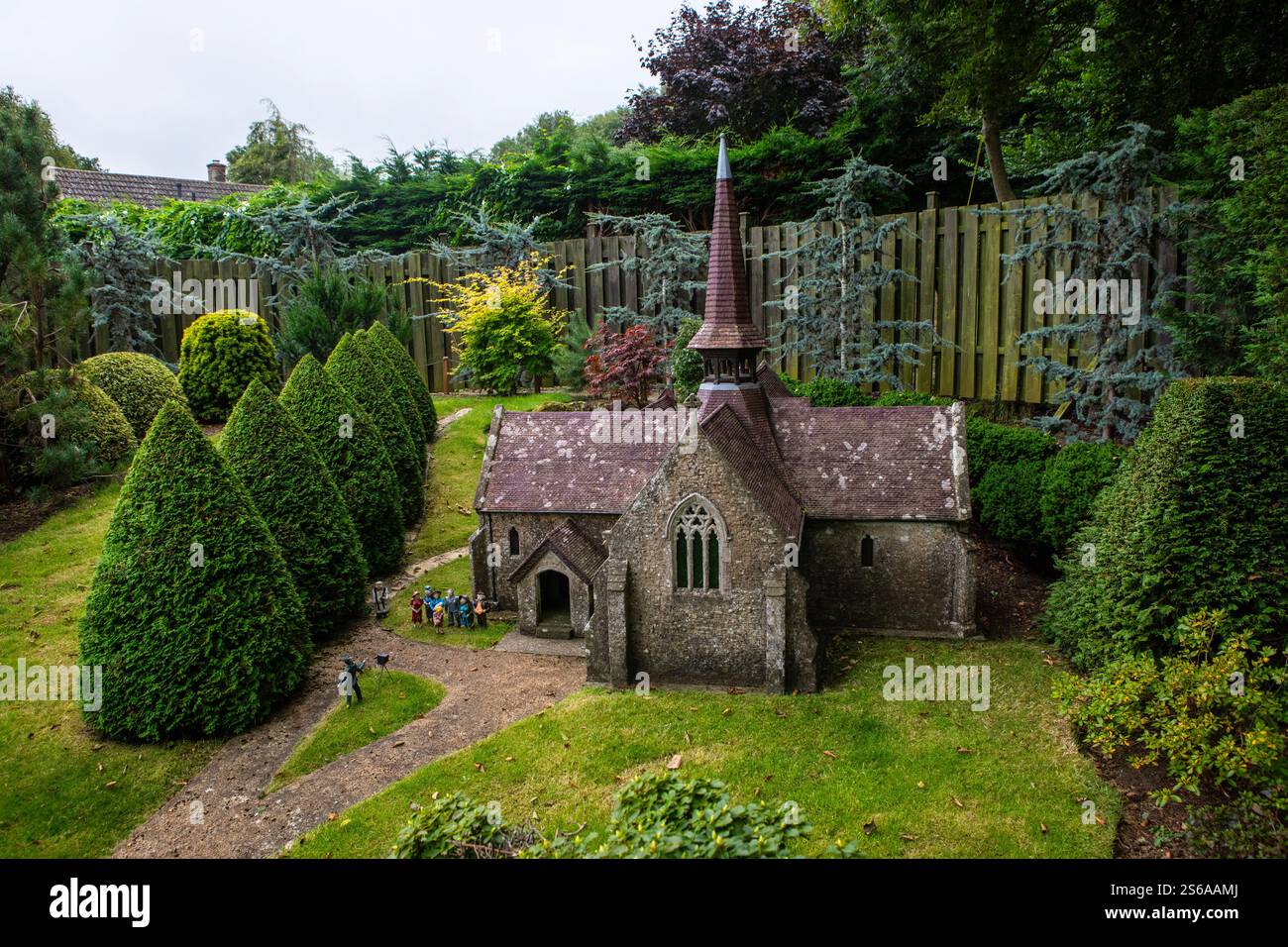 Isle of Wight, UK - August 3rd 2024: One of the displays at the famous ...