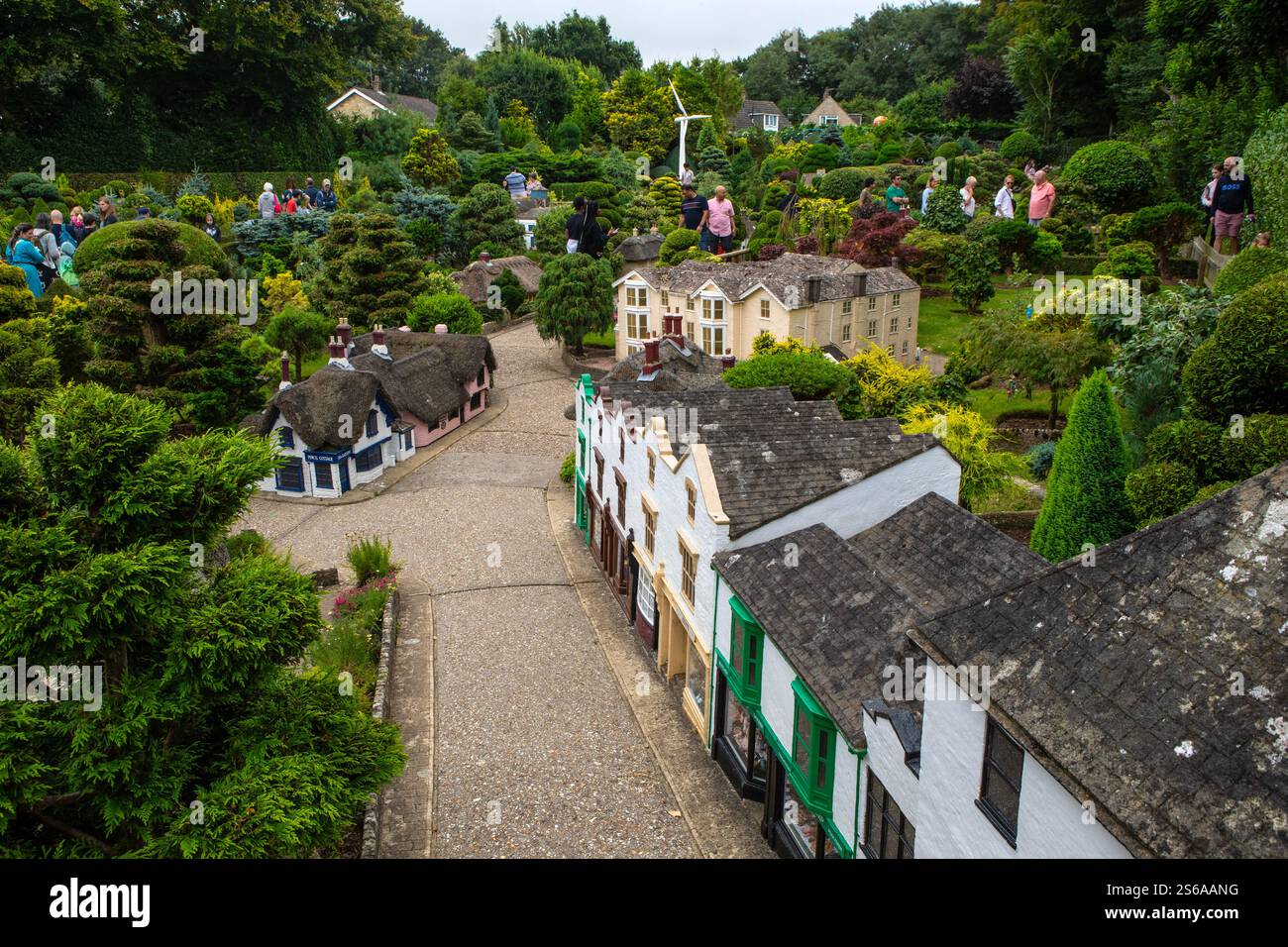 Isle of Wight, UK - August 3rd 2024: The famous Model Village at ...
