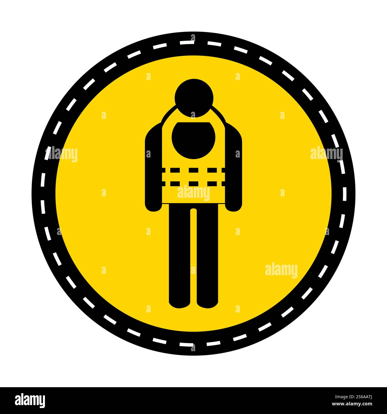 Symbol Wear Life Jacket Isolate On White Background,Vector Illustration ...