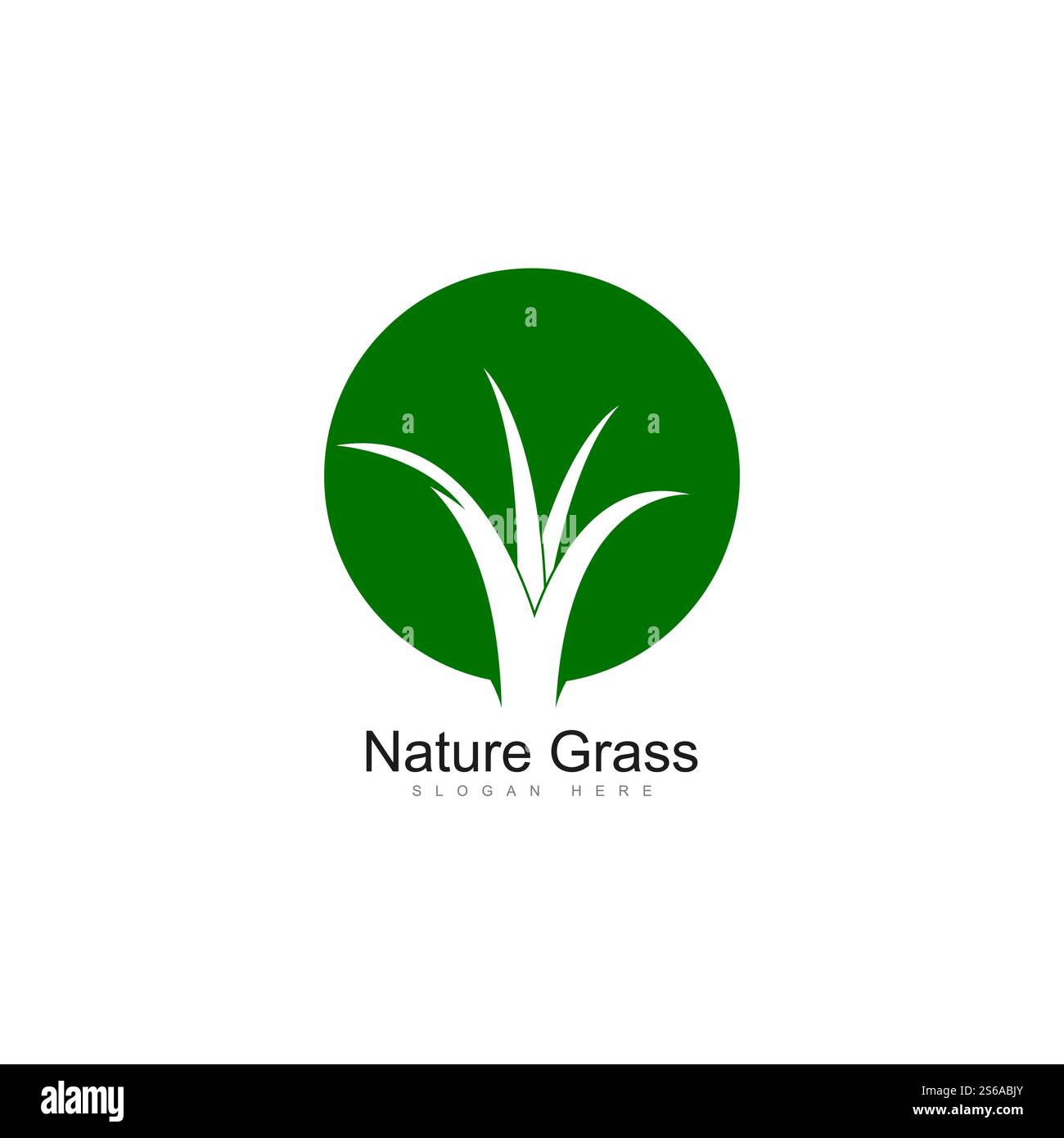 Nature Grass logo design vector Creative Grass logo design Template ...