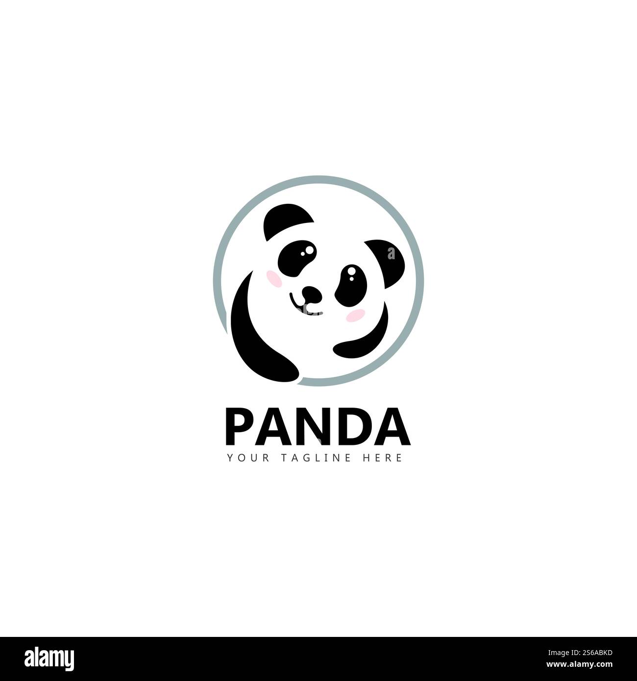 panda logo template vector illustration Stock Vector Image & Art - Alamy