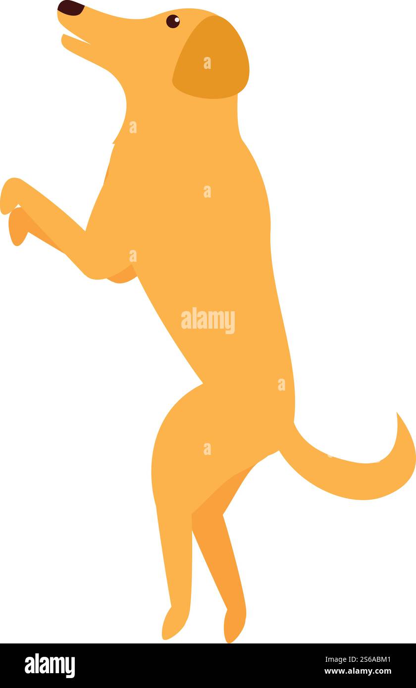 Dog jumping icon. Cartoon of dog jumping vector icon for web design ...